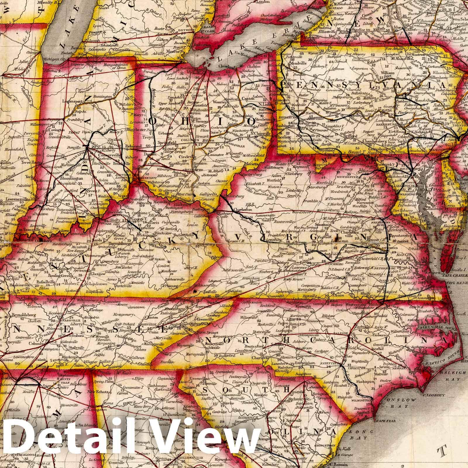 Blank Map Of United States 1835