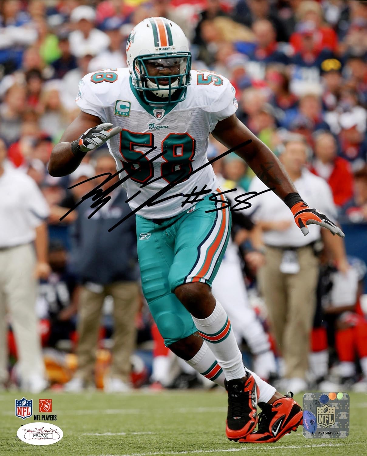 Karlos Dansby Signed Photo 8x10 - JSA Certified - Autographed NFL ...
