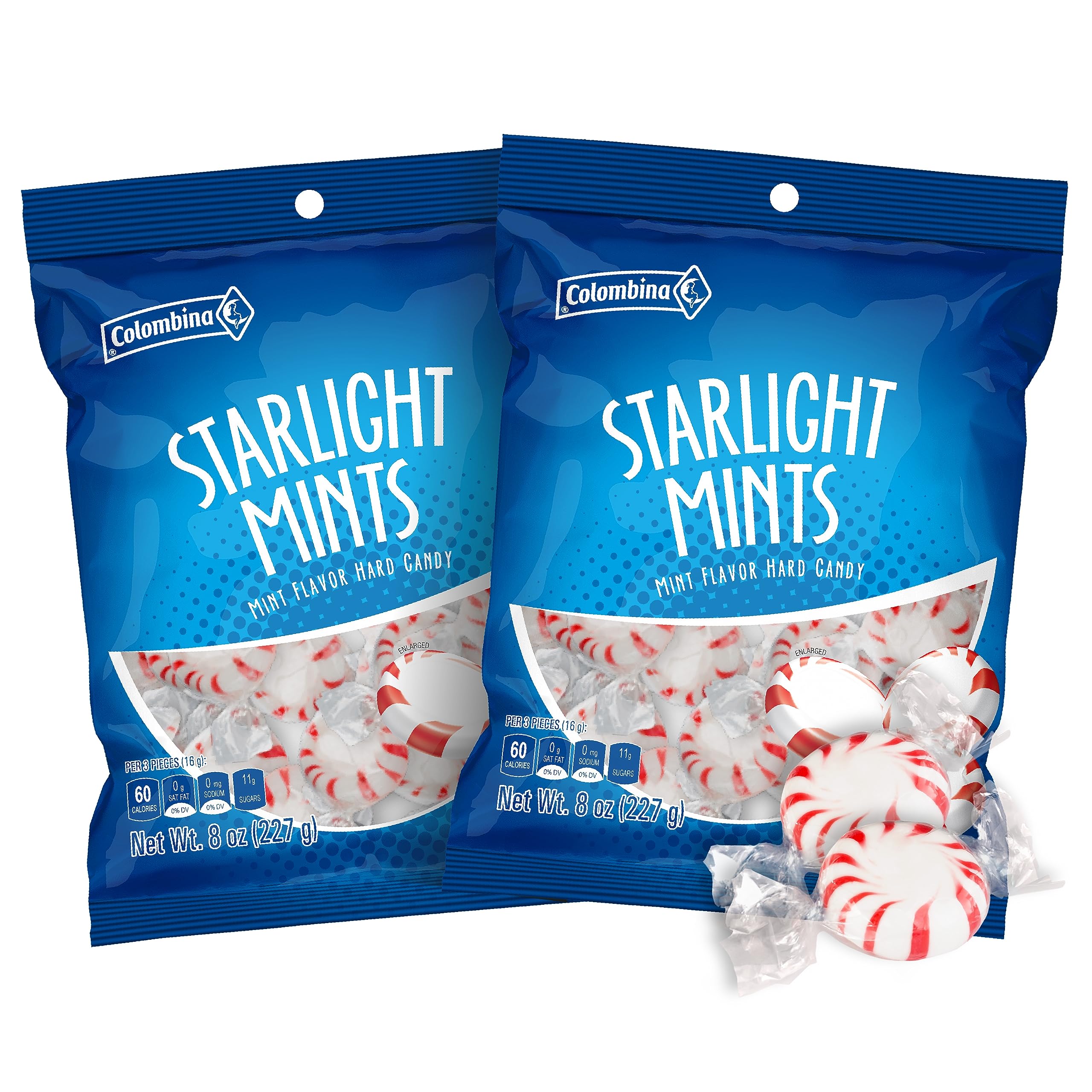 Amazon.com : Colombina Starlight Mints - Refreshing Mint Flavor Hard ...