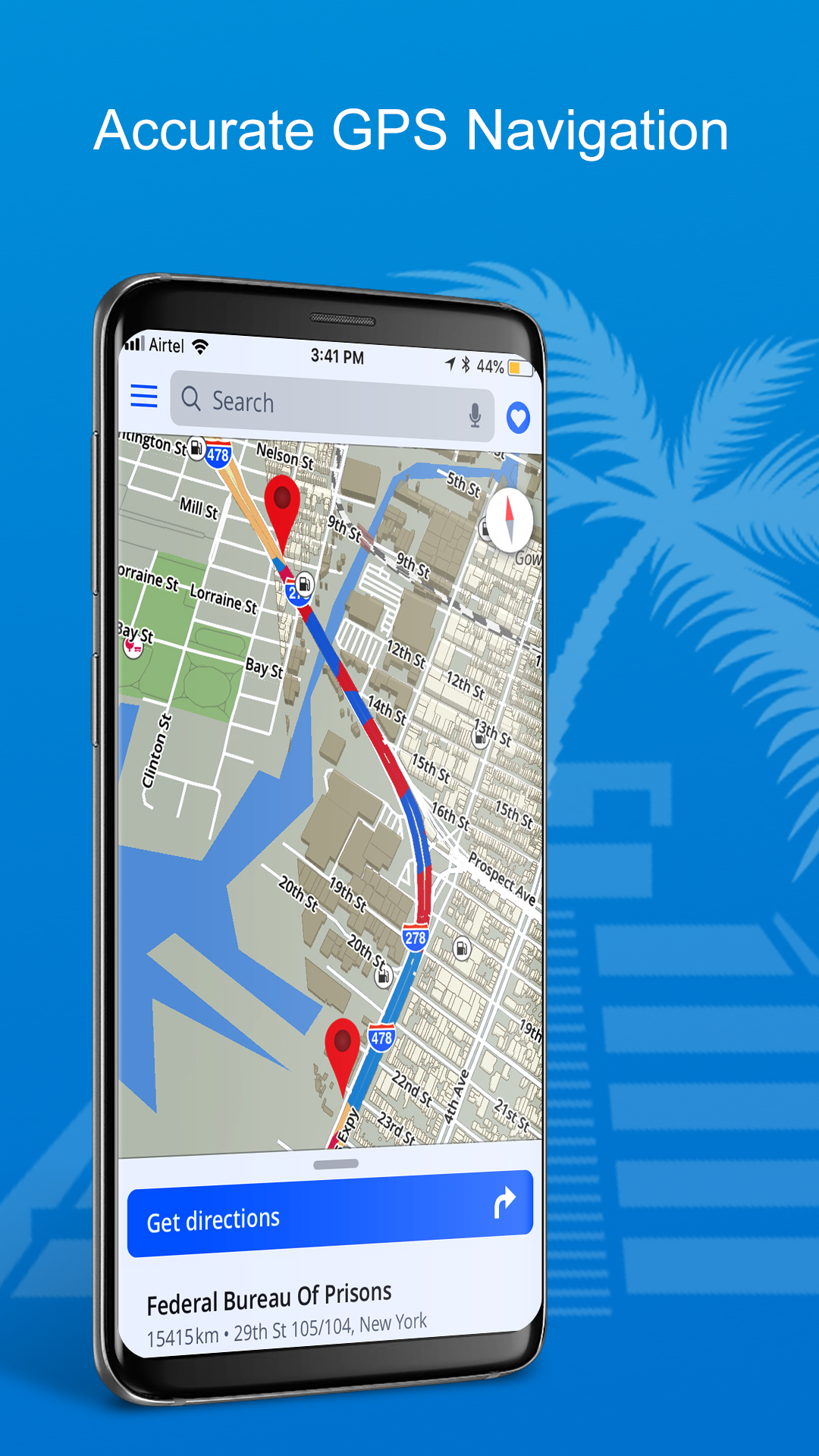 GPS, Maps, Directions, Traffic, Compass Navigation - App on Amazon Appstore