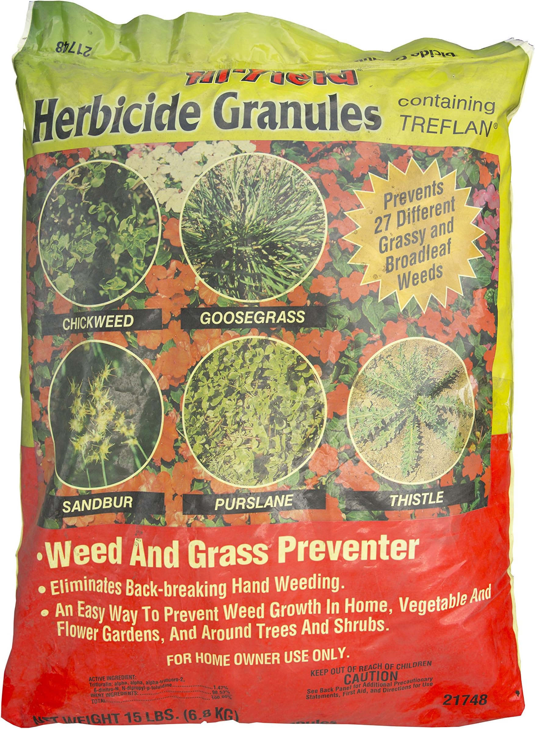 Amazon.com : Lebanon 2436683 TREFLAN 5G Weed Preventer, 40 lb : Patio ...