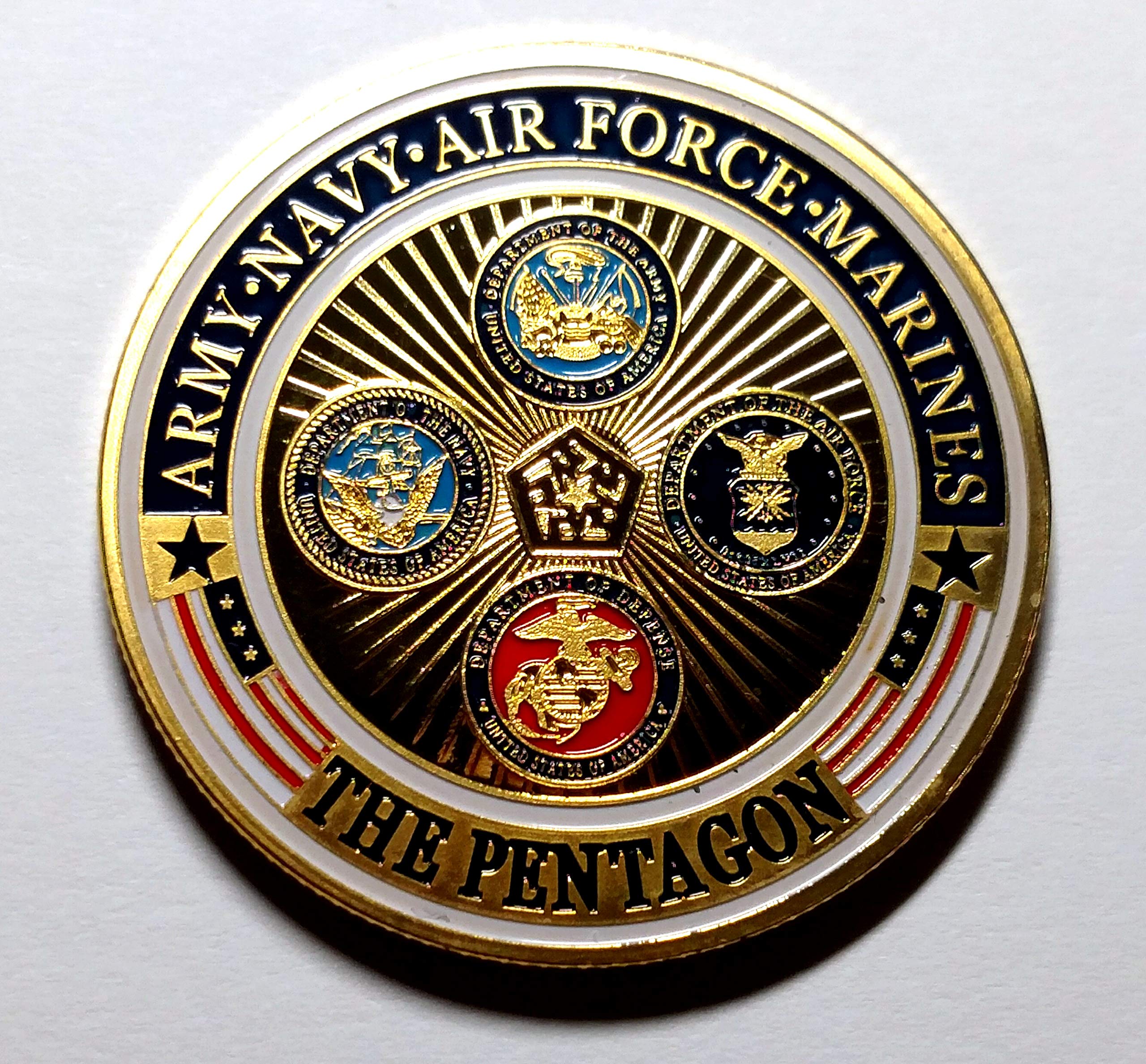 Amazon.com: Pentagon Department of Defense Military Family Colorized ...