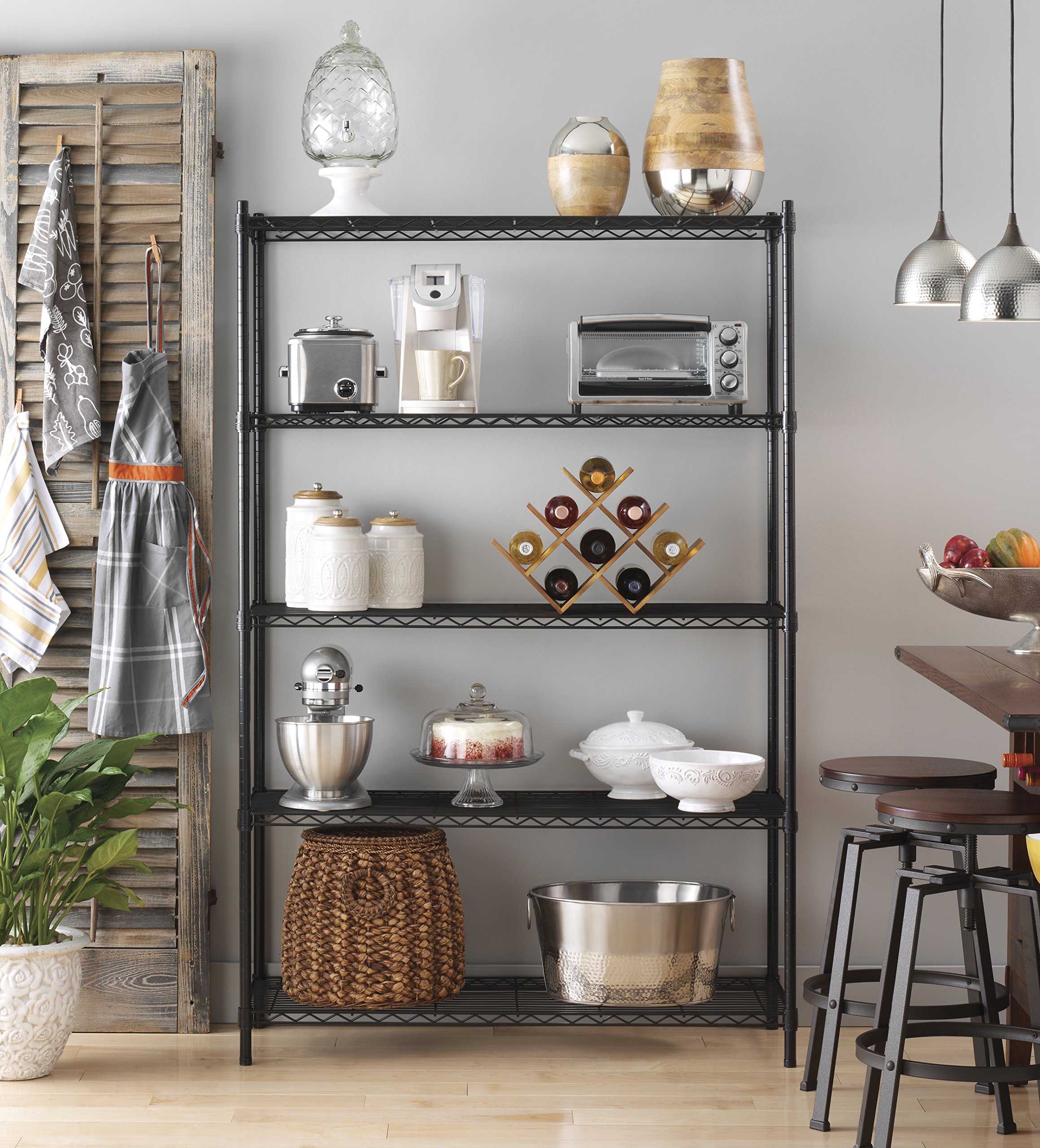 Snapklik.com : Whitmor Supreme 5 Tier Adjustable Shelving