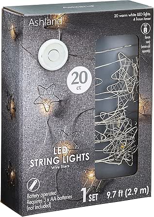 Amazon.com: Ashland Wired Star LED String Lights : Home & Kitchen