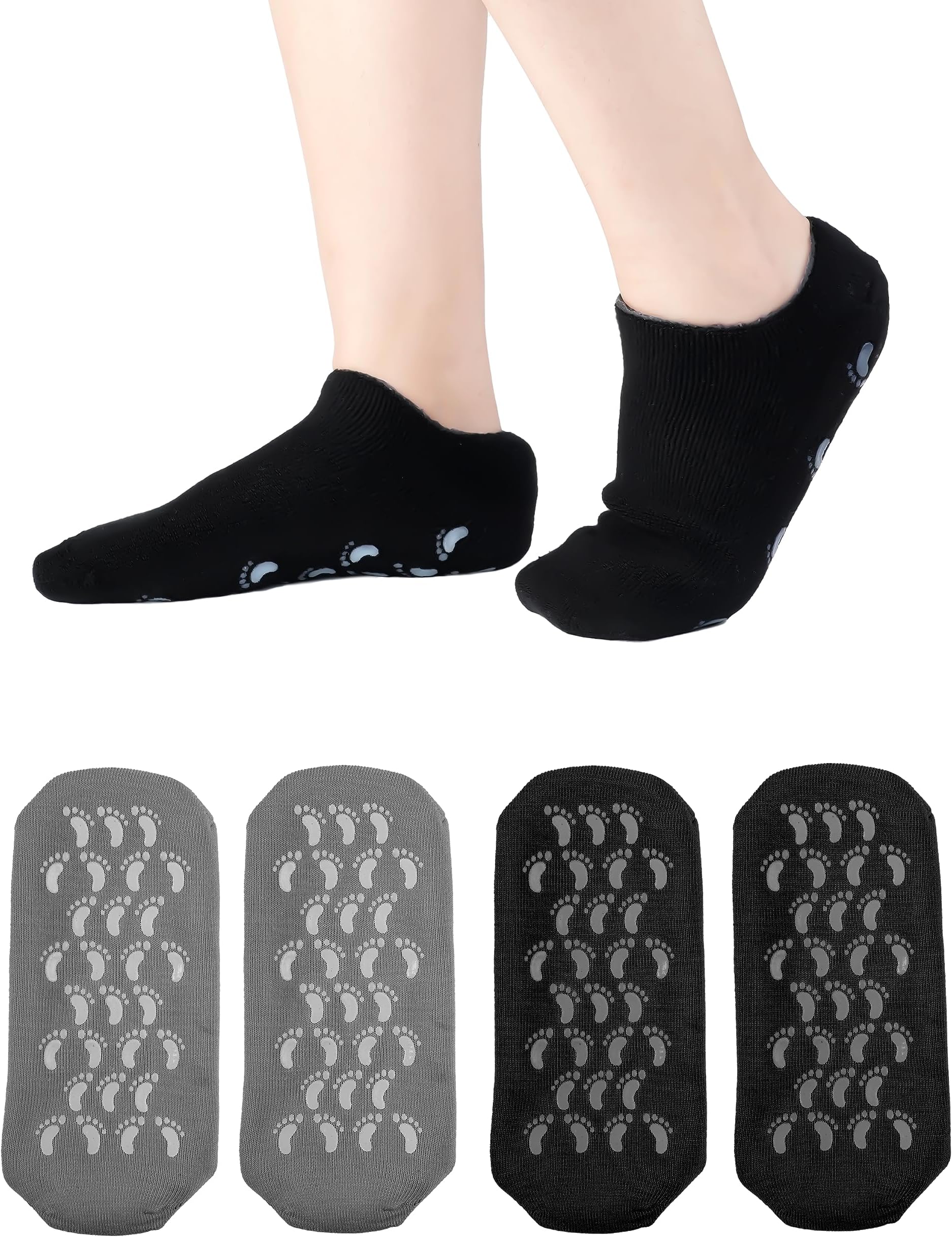 Amazon.com : Moisturizing Socks, 2 Pairs Dry Cracked Feet Lotion Socks ...