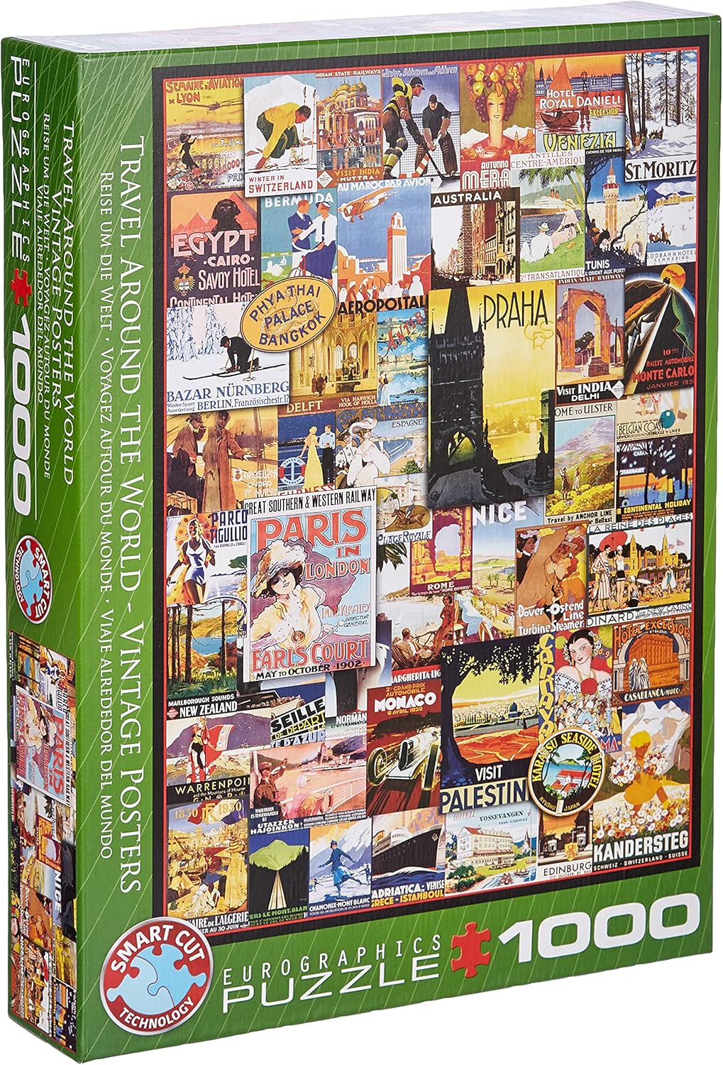 Eurographics 6000-0755 Travel the World Vintage Ads 1000-Piece Puzzle ...