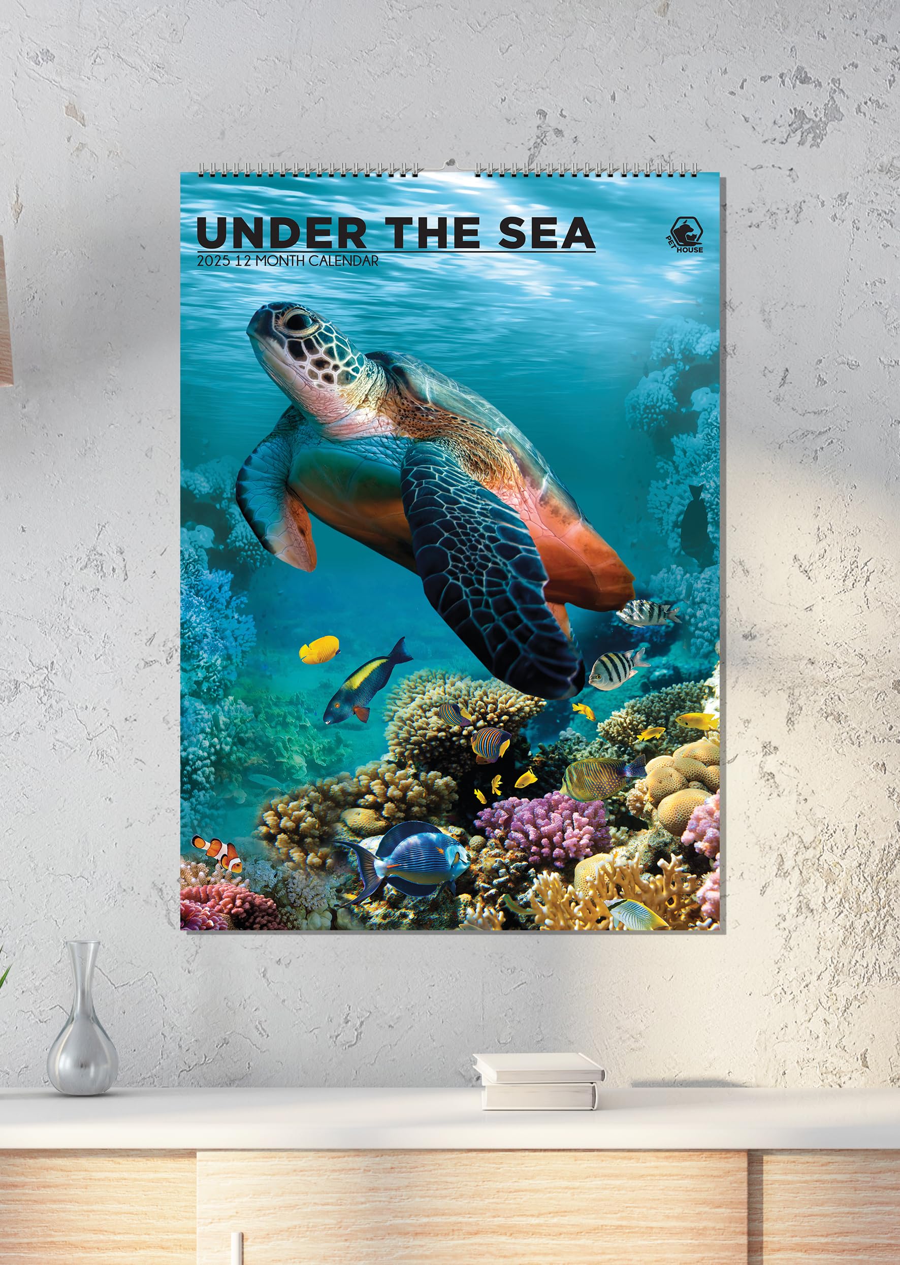 Under The Sea 2025 – A3 Size Wirobound Calendar – BigaMart