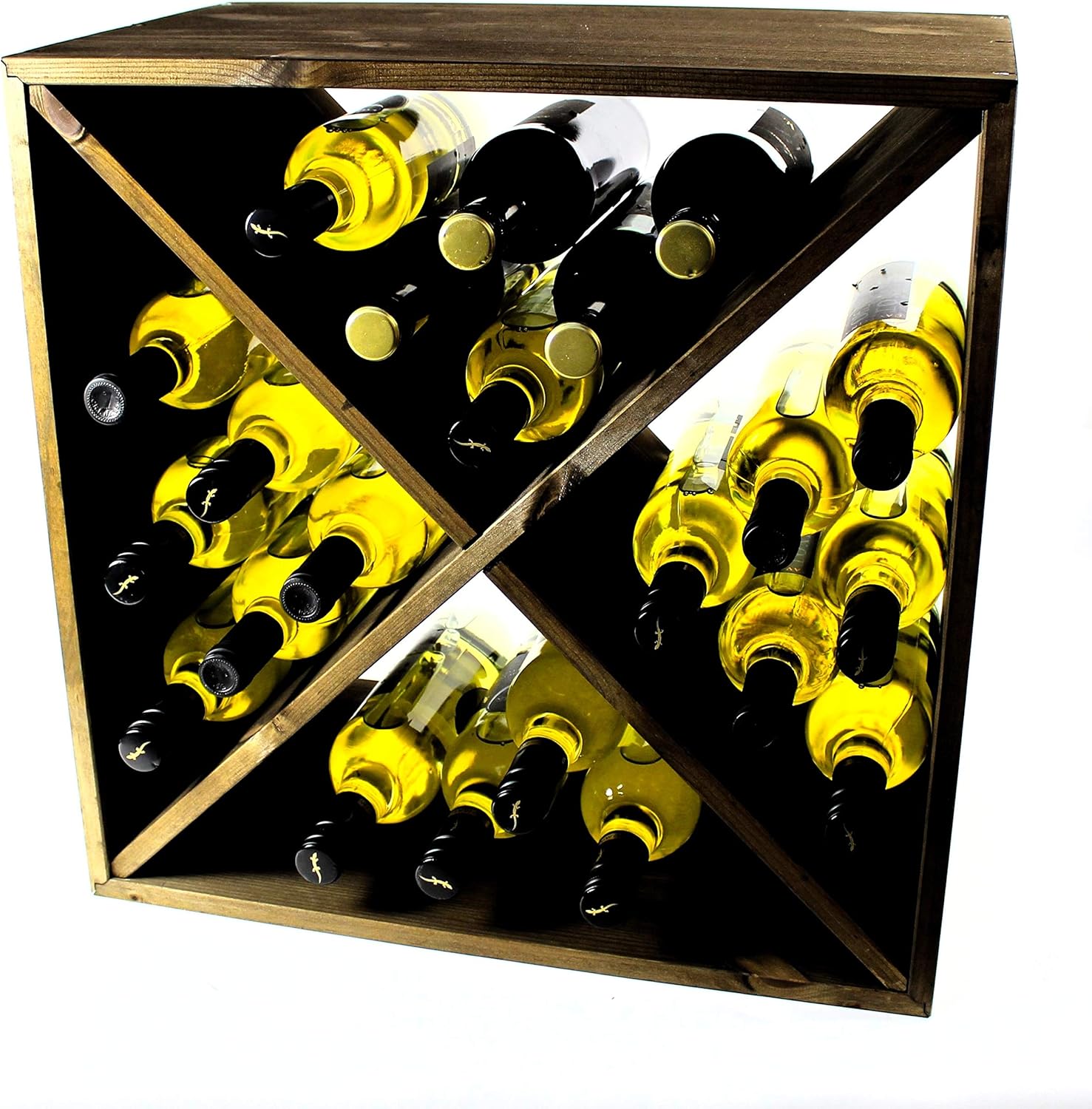 Oak Wine Rack Cube at Bulah Judah blog