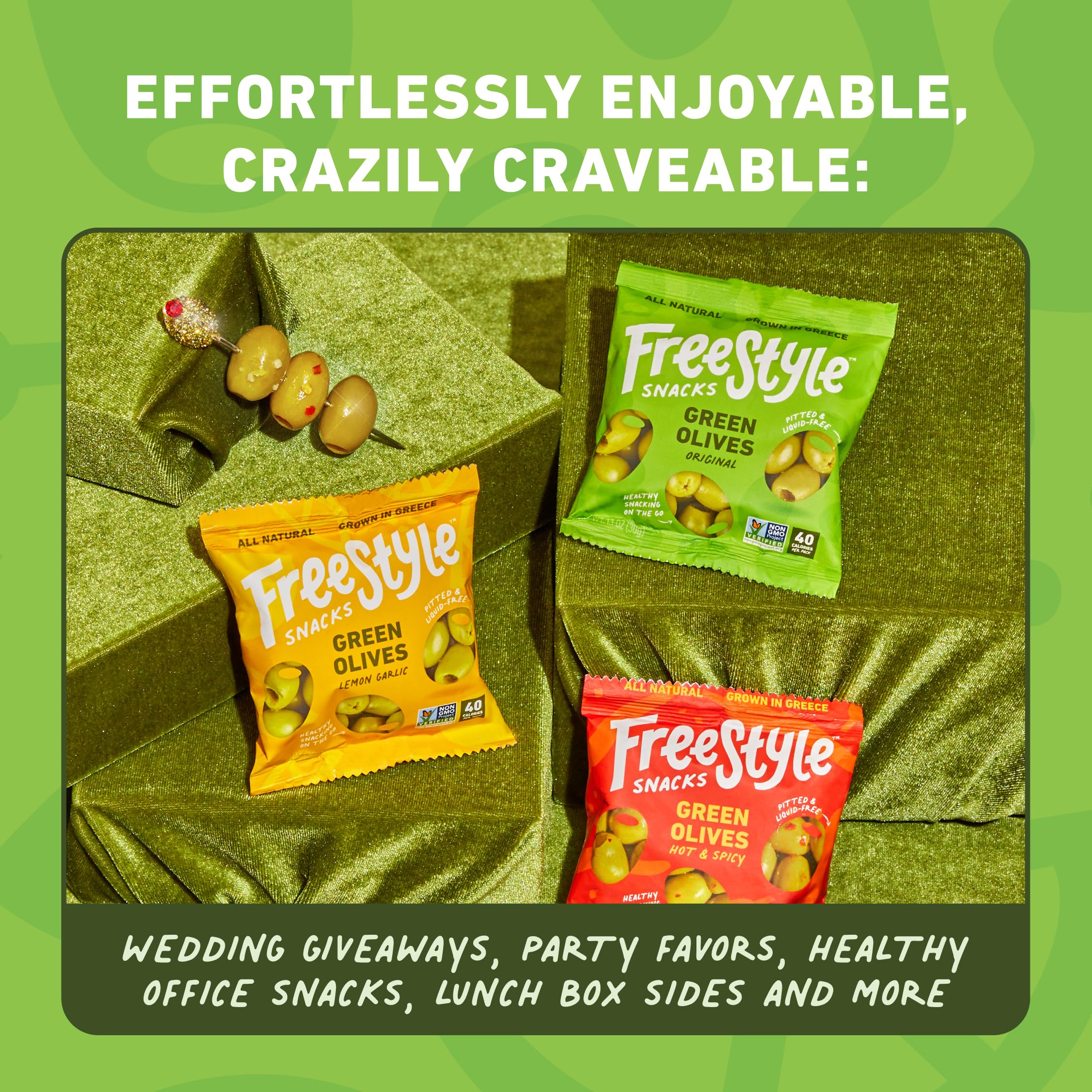 Snapklik.com : Freestyle Snacks Olive Snack Packs - Bulk Party Pack ...