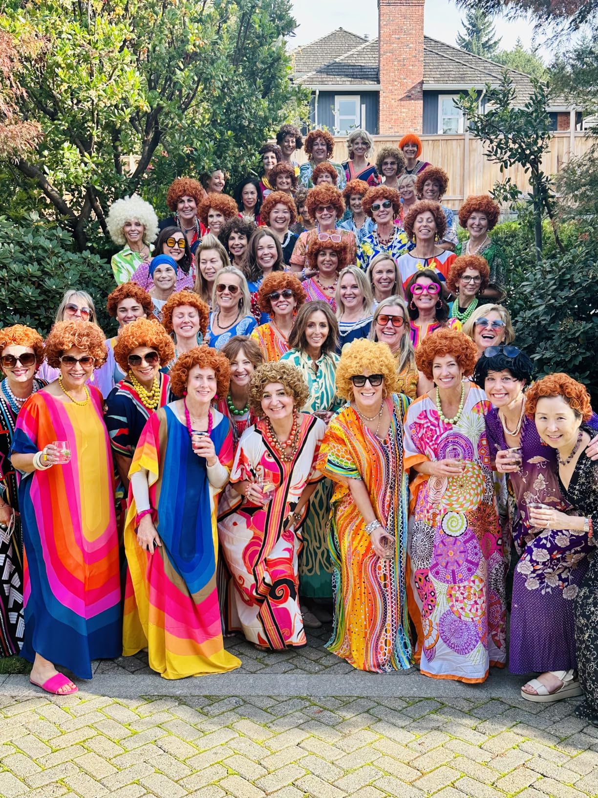 Amazon.com: Koonfan Mrs Roper Wig Women Short Curly Wig Synthetic ...