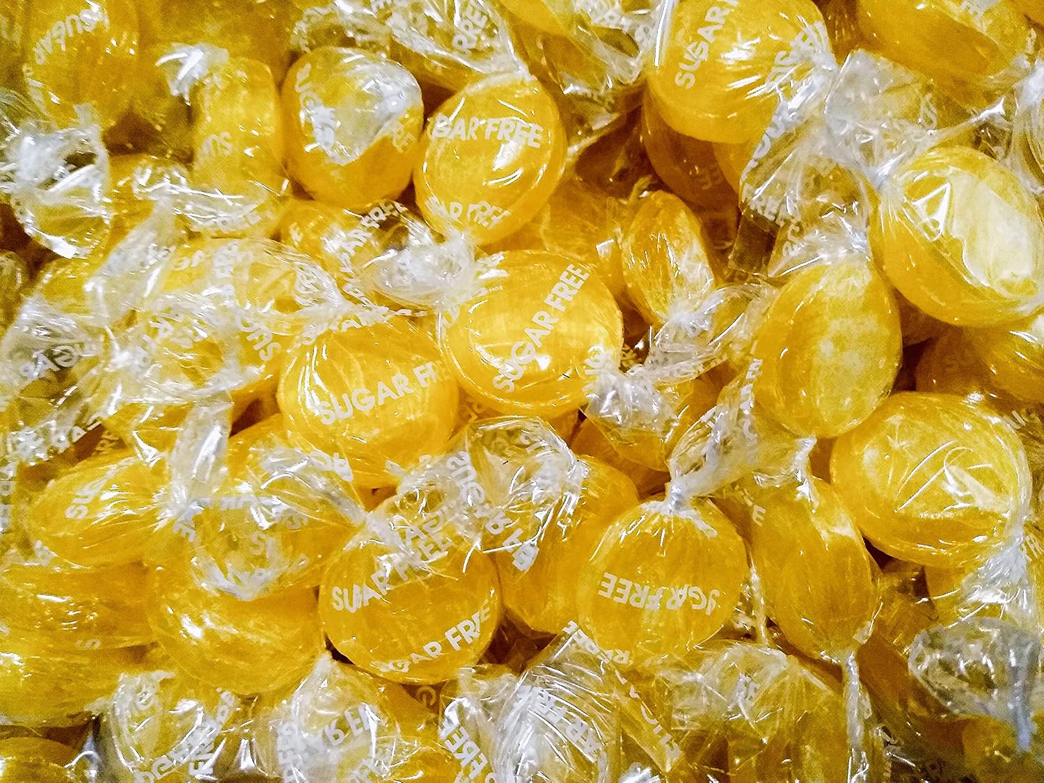 Botones de caramelo duro de limón sin azúcar, 1 libra de caramelo ...