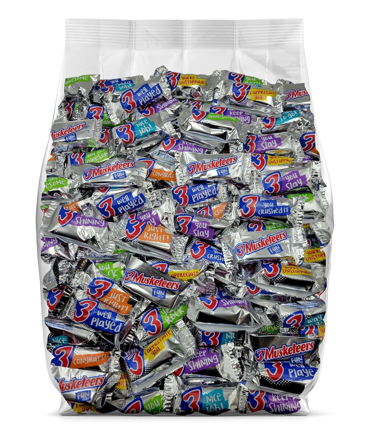 Amazon.com : 3 Musketeers Chocolate Candy Bars - Fun Size 3 Musketeers ...