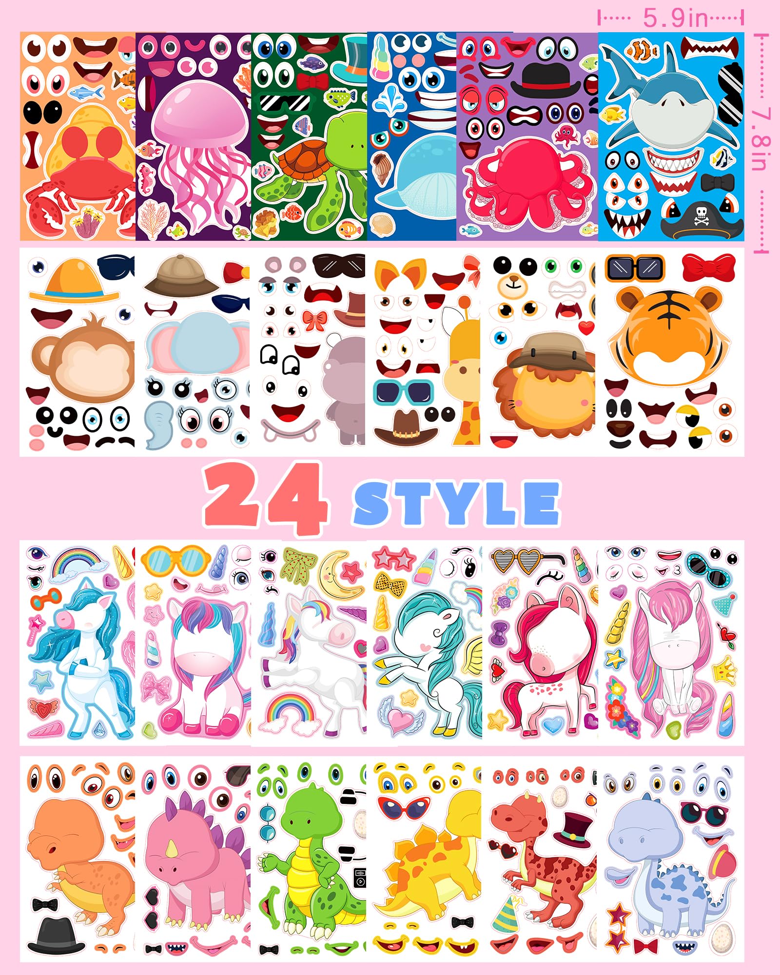 Sticker Activity Sheets For Kids