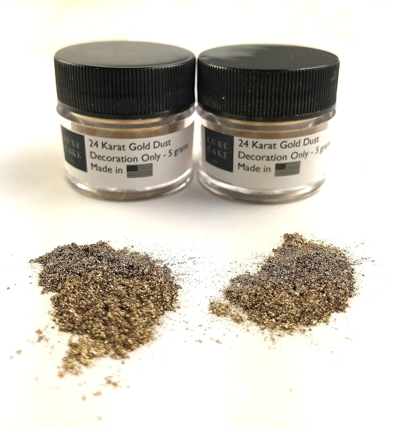Amazon.com : (2 Pack) 24 Karat Gold Luxury Cake Dust, 10 grams total ...