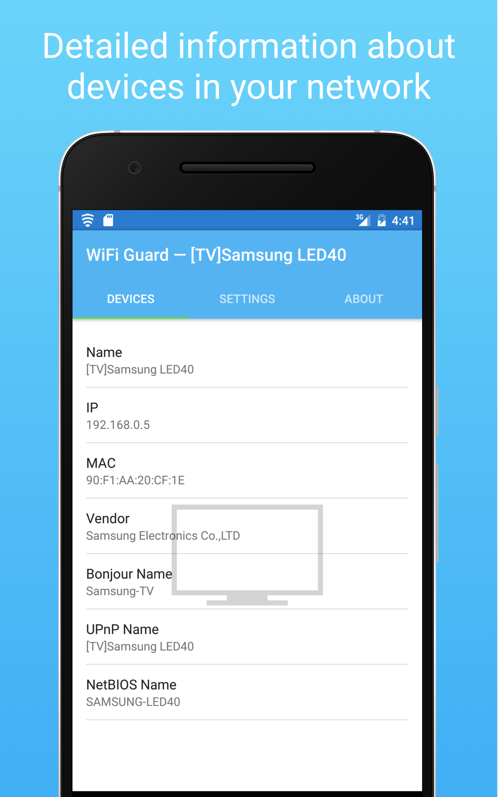Aplicación WiFi Guard — Protect your network en Amazon Appstore