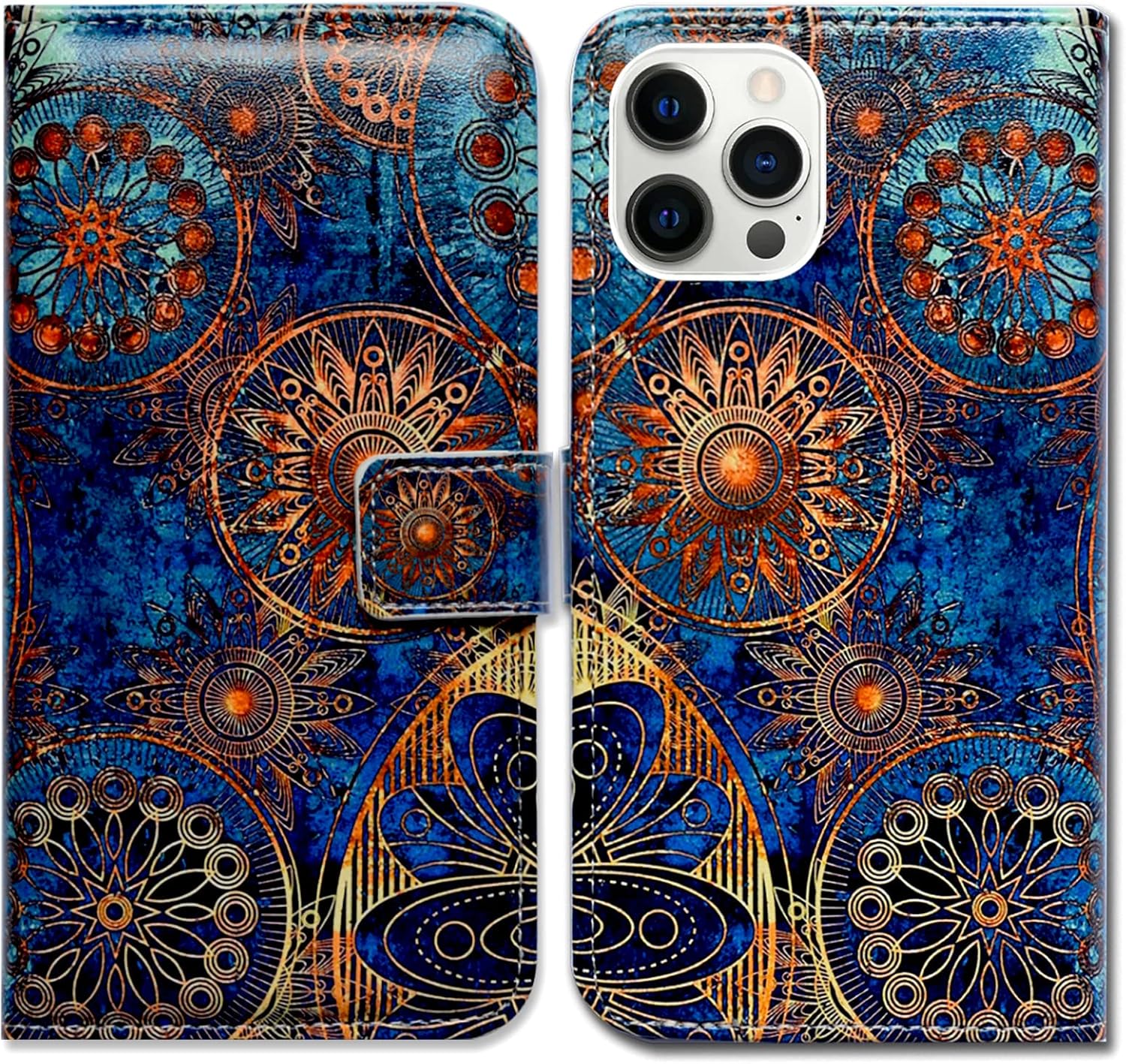 Amazon.com: Bcov Case for iPhone 14 Pro Max, Gorgeous Colours Circle ...