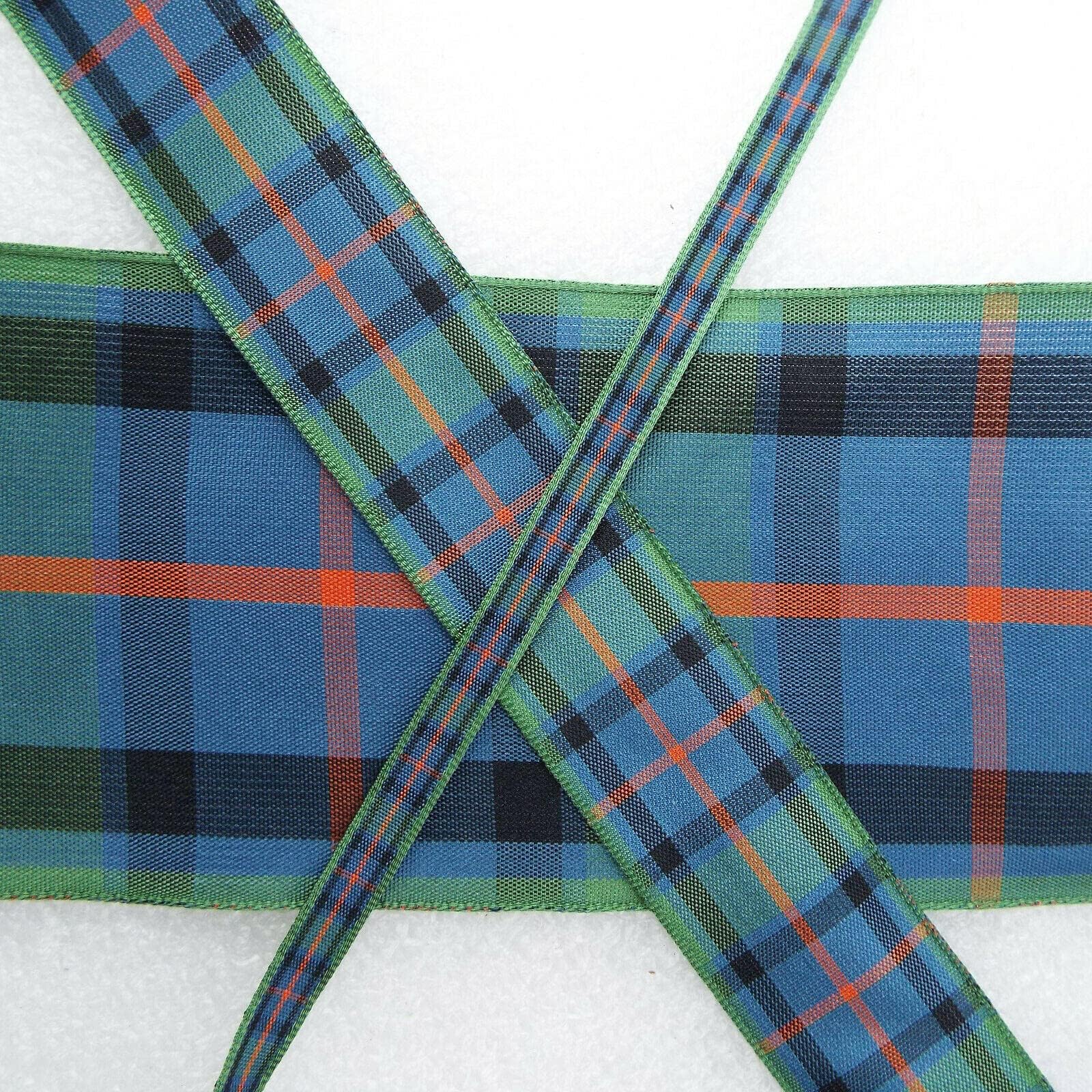 Berisfords 7622/40/16 40mm x 25m reel of Flower of Scotland Tartan ...