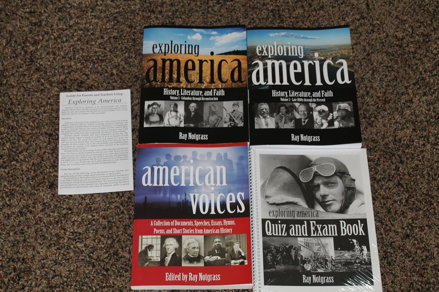 Exploring America: History, Literature and Faith (3 Volume Set which ...