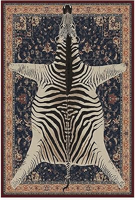 Amazon.com : Bold African Elephant Tusks Modern Safari Animal Carpet ...