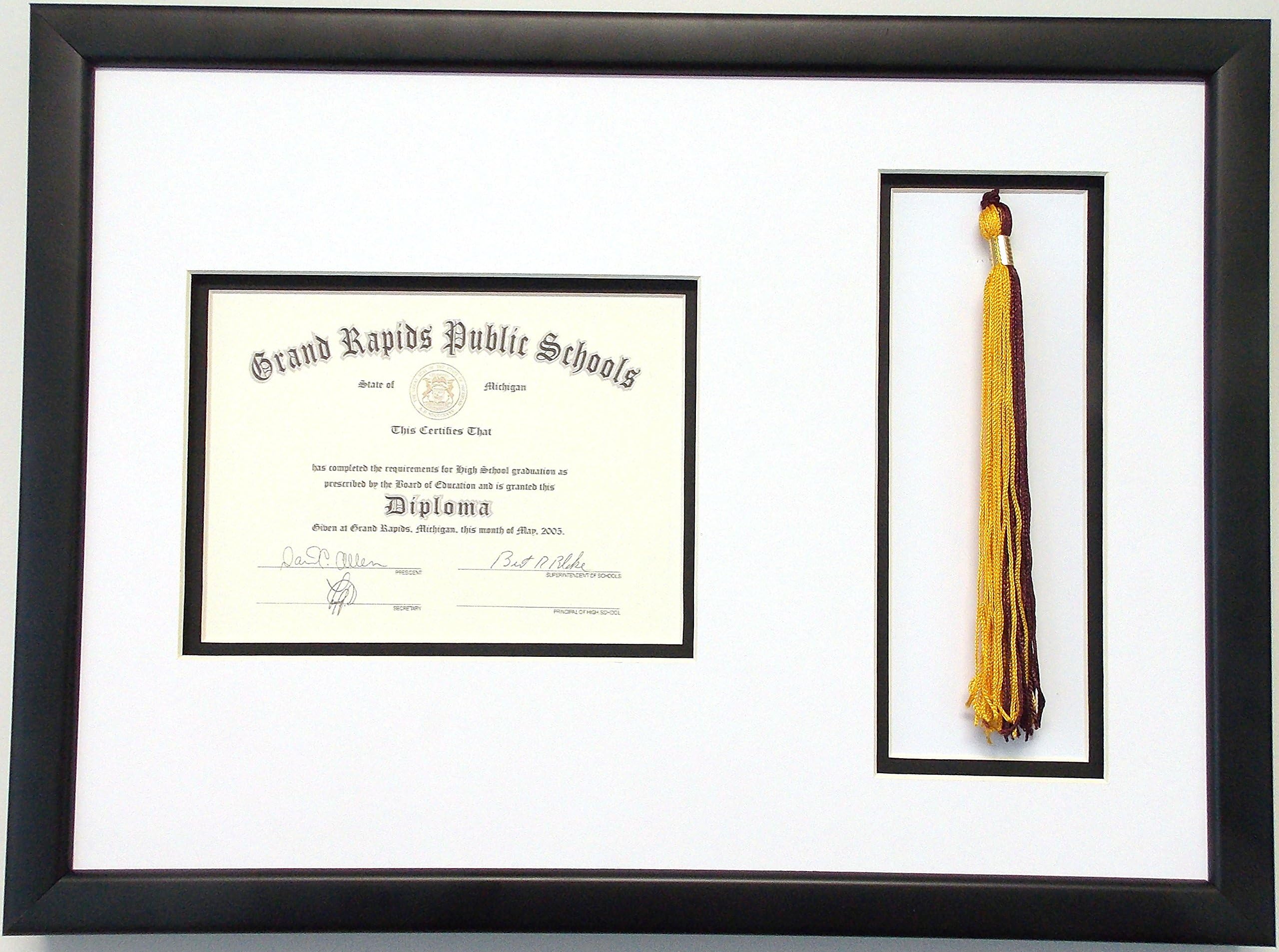 Amazon.com - High School Graduation Certificate Document 6x8 with ...