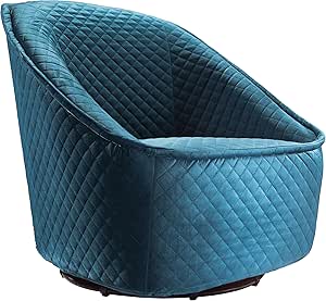 Amazon.com: Zuo Pug Swivel Chair Aquamarine, Aqua : Home & Kitchen