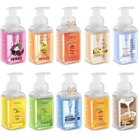 Amazon.com : Foaming Hand Soap Pack of 10 - Moisturizing Hand Soap with ...
