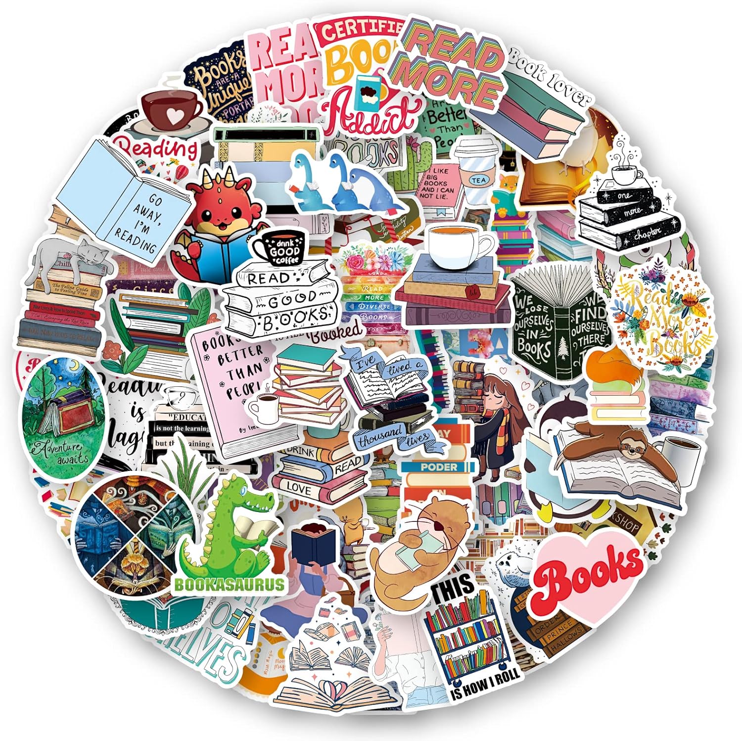 Amazon.com: 103Pcs Reading Stickers, Motivational Stickers for Water ...