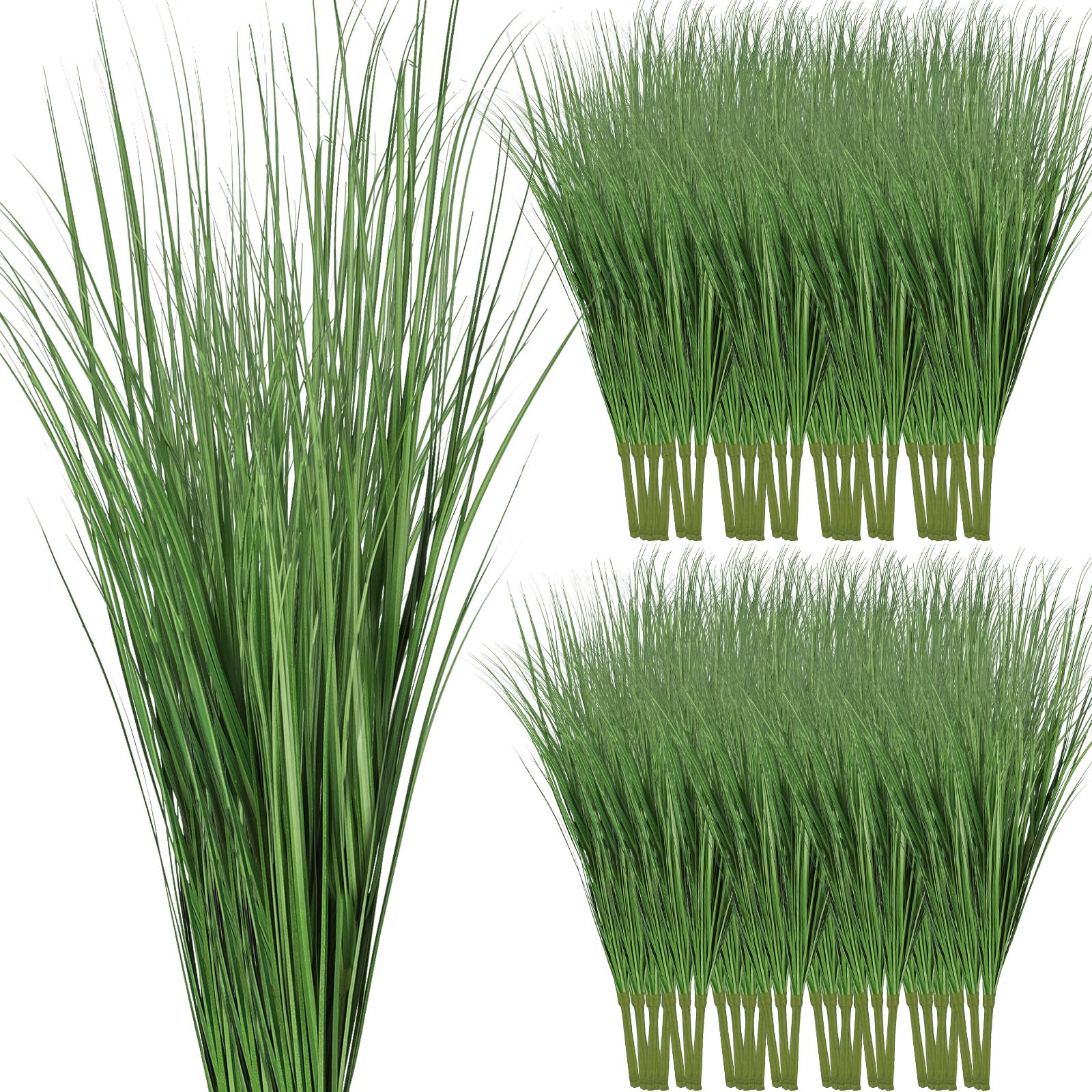 Amazon.com: Tigeen 48 Pcs Artificial Plants Tall Onion Grass 33 Inch ...