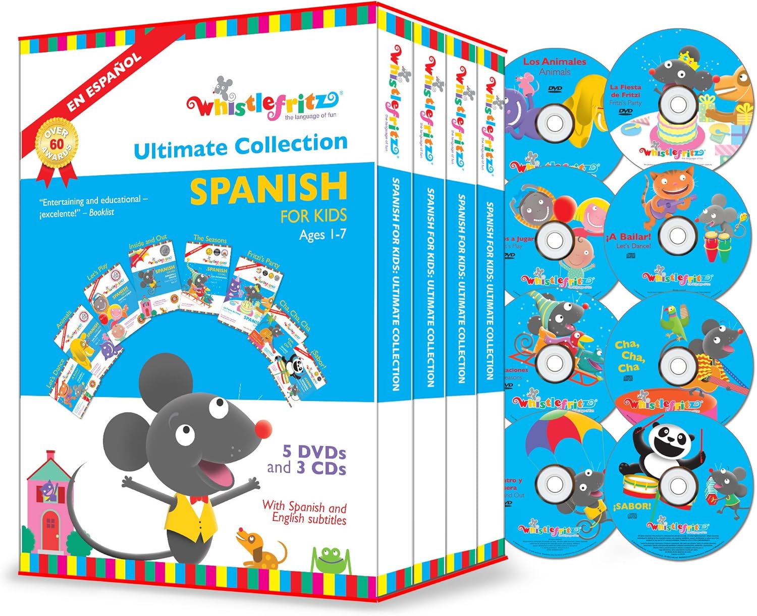 Spanish for Kids: The Ultimate Collection (5 DVDs, 3 CDs): Amazon.ca ...