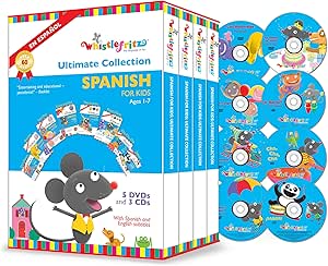 Spanish for Kids: The Ultimate Collection (5 DVDs, 3 CDs): Amazon.ca ...
