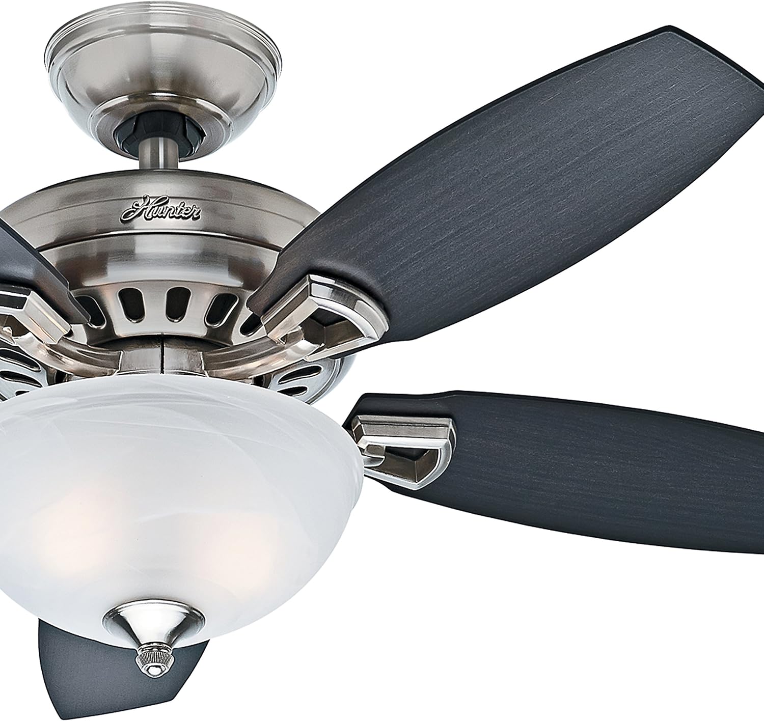 Hunter Fan 44" Brushed Nickel Finish Ceiling Fan with Reversible Burnt ...
