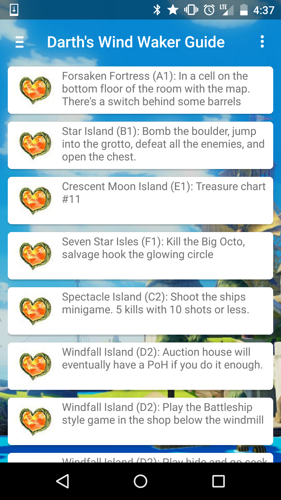 Darth's Wind Waker Guide - App on the Amazon Appstore