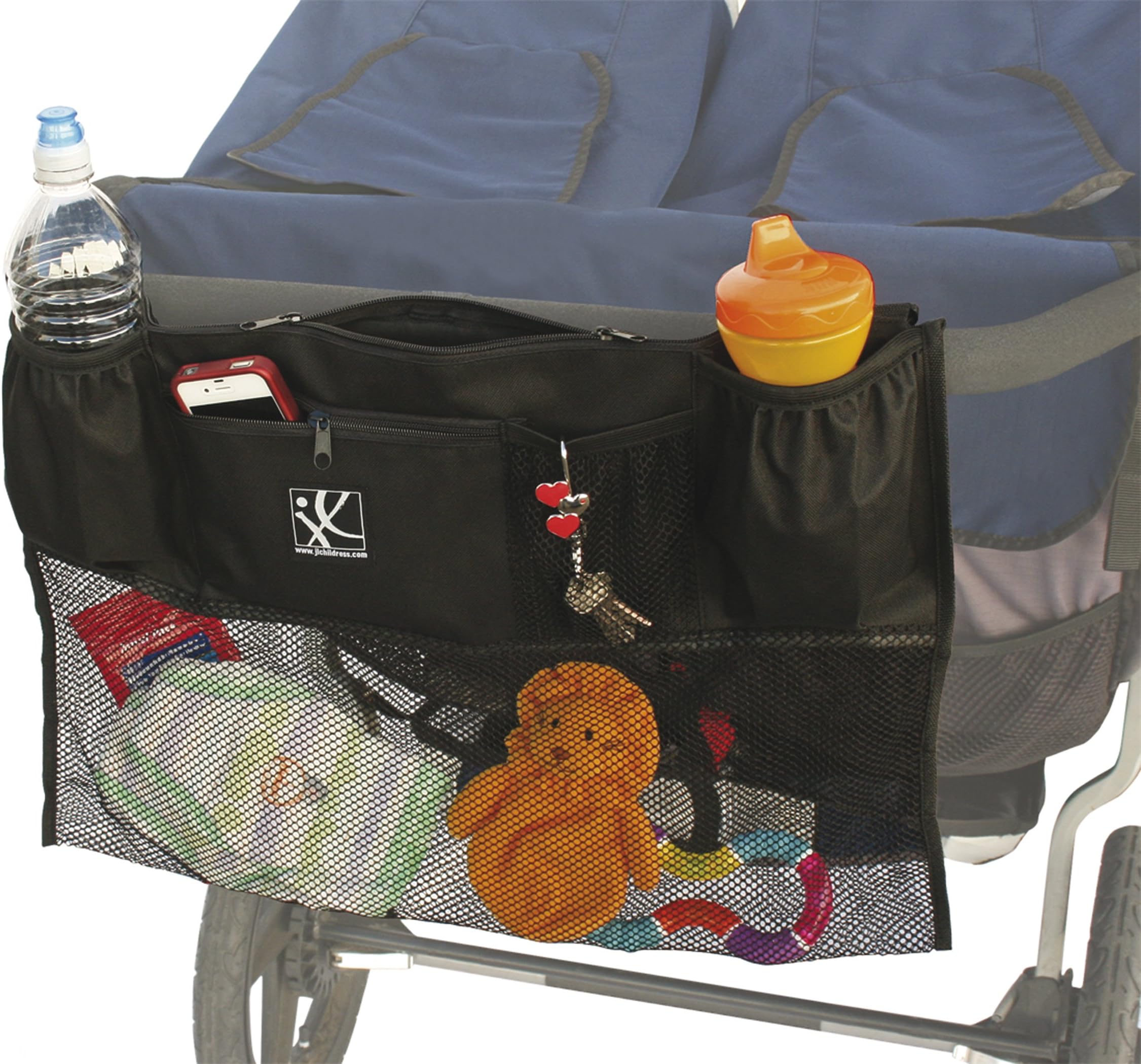 Amazon.com : J.L. Childress Double Stroller Organizer with Large Mesh ...