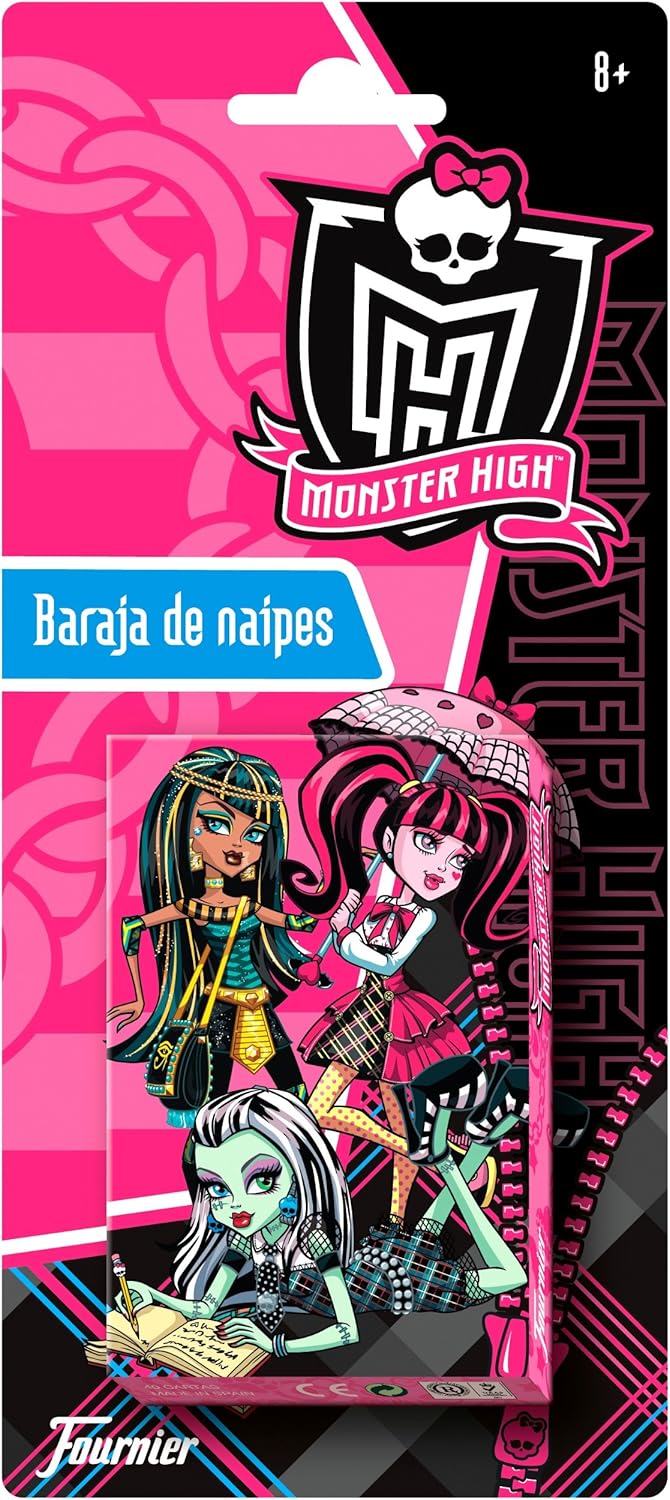 Fournier 175020 - Baraja De Naipes Monster High : Amazon.es: Juguetes y ...