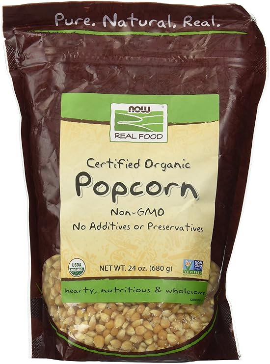 Amazon.com: NOW Foods, Organic Popcorn, Non-GMO, No Additives or ...
