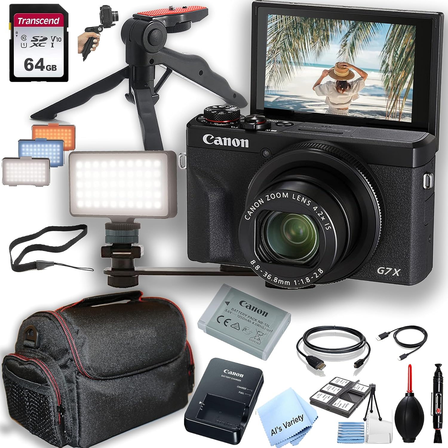 Amazon.com : Canon PowerShot G7 X Mark III Digital Camera Video Kit ...