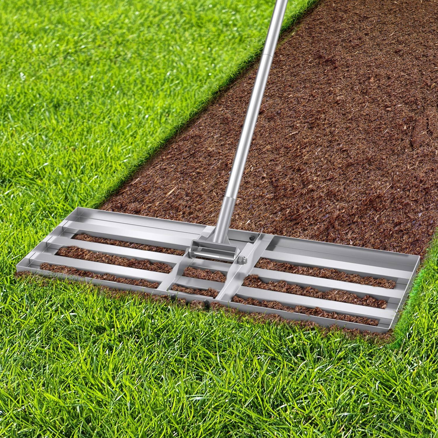 Amazon.com : Sunvigor Lawn Leveling Rake, 30" x 10" Ground Plate with ...