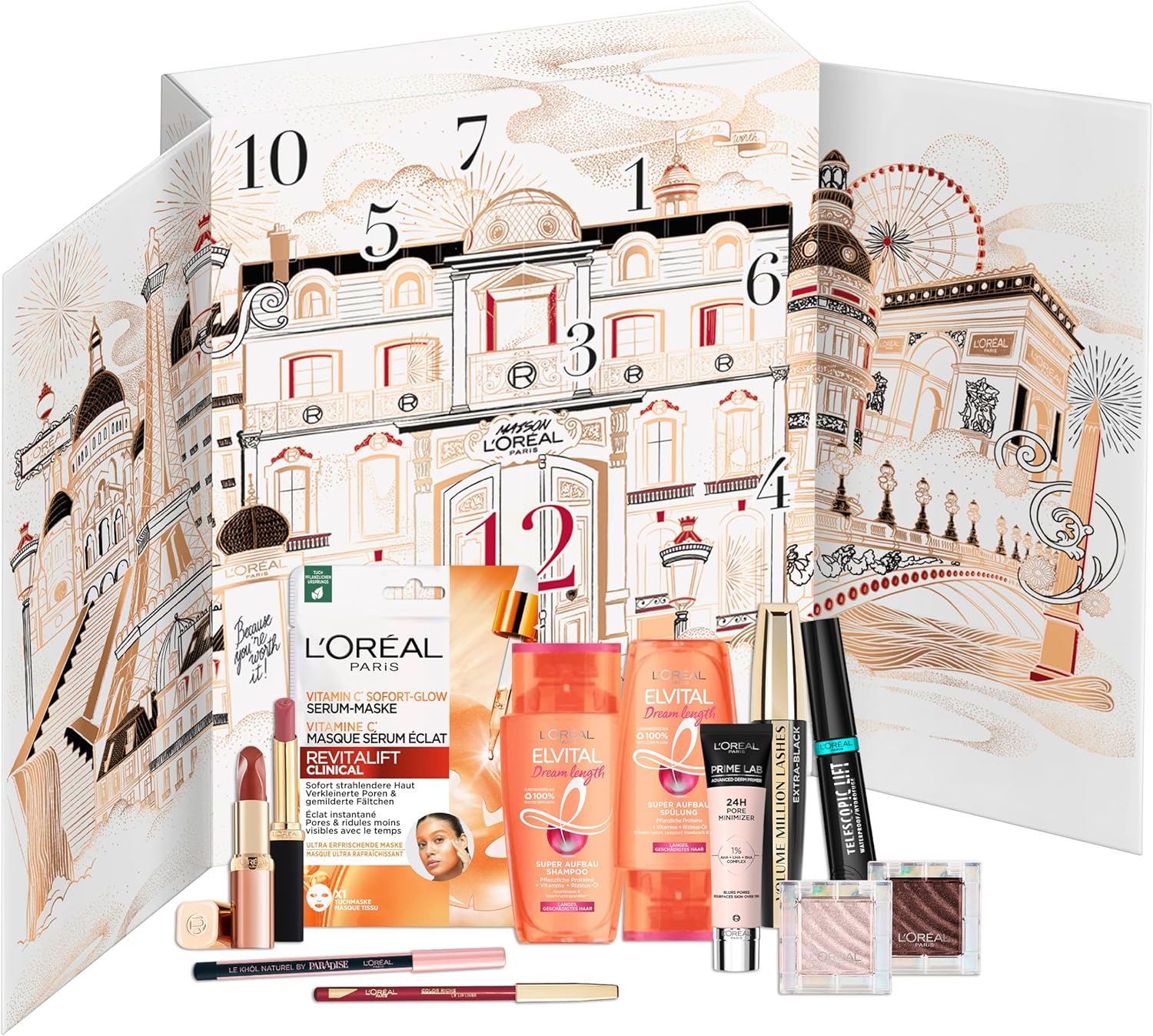 L'Oréal Paris Mini Advent Calendar 2024: 12 Beauty Surprises - Every ...
