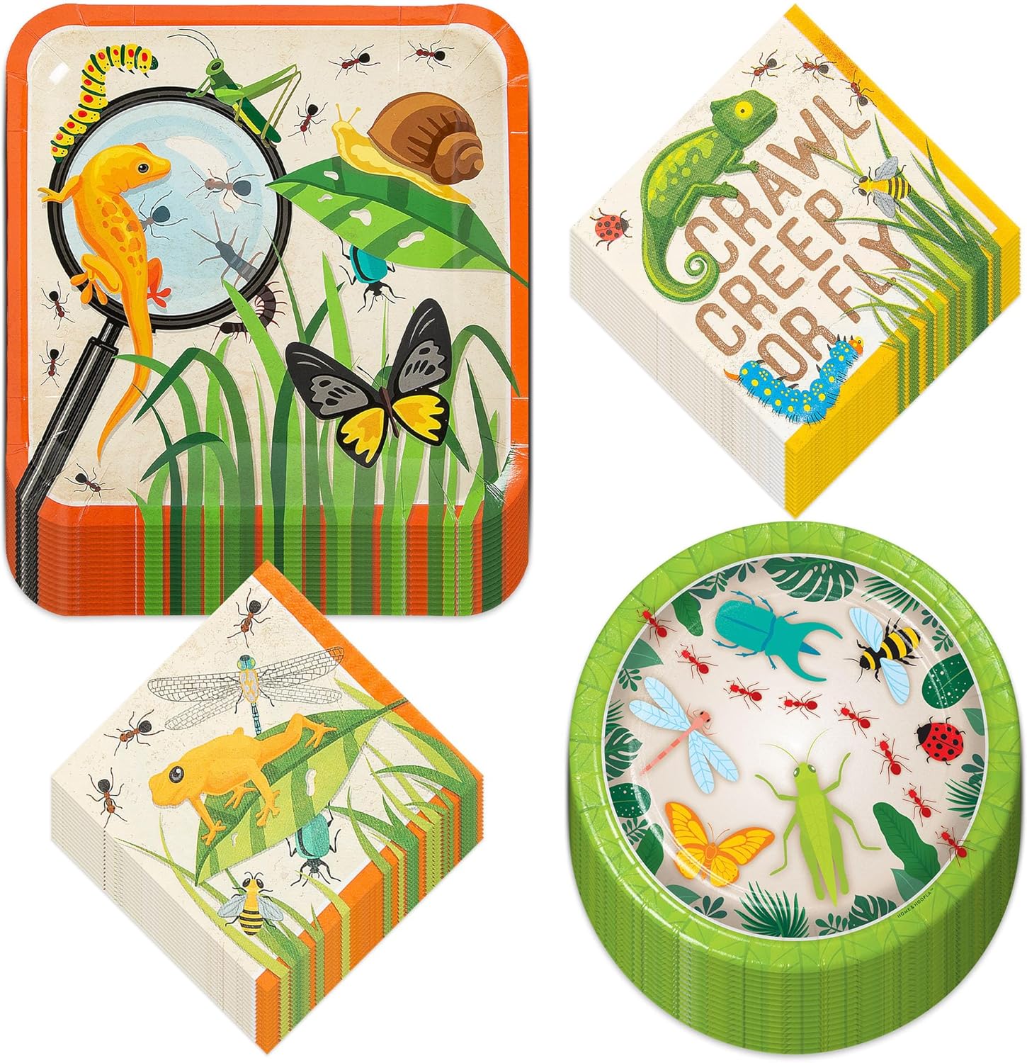 Amazon.com: Insect & Bug Party Supplies - Backyard Bug Mix of Paper ...
