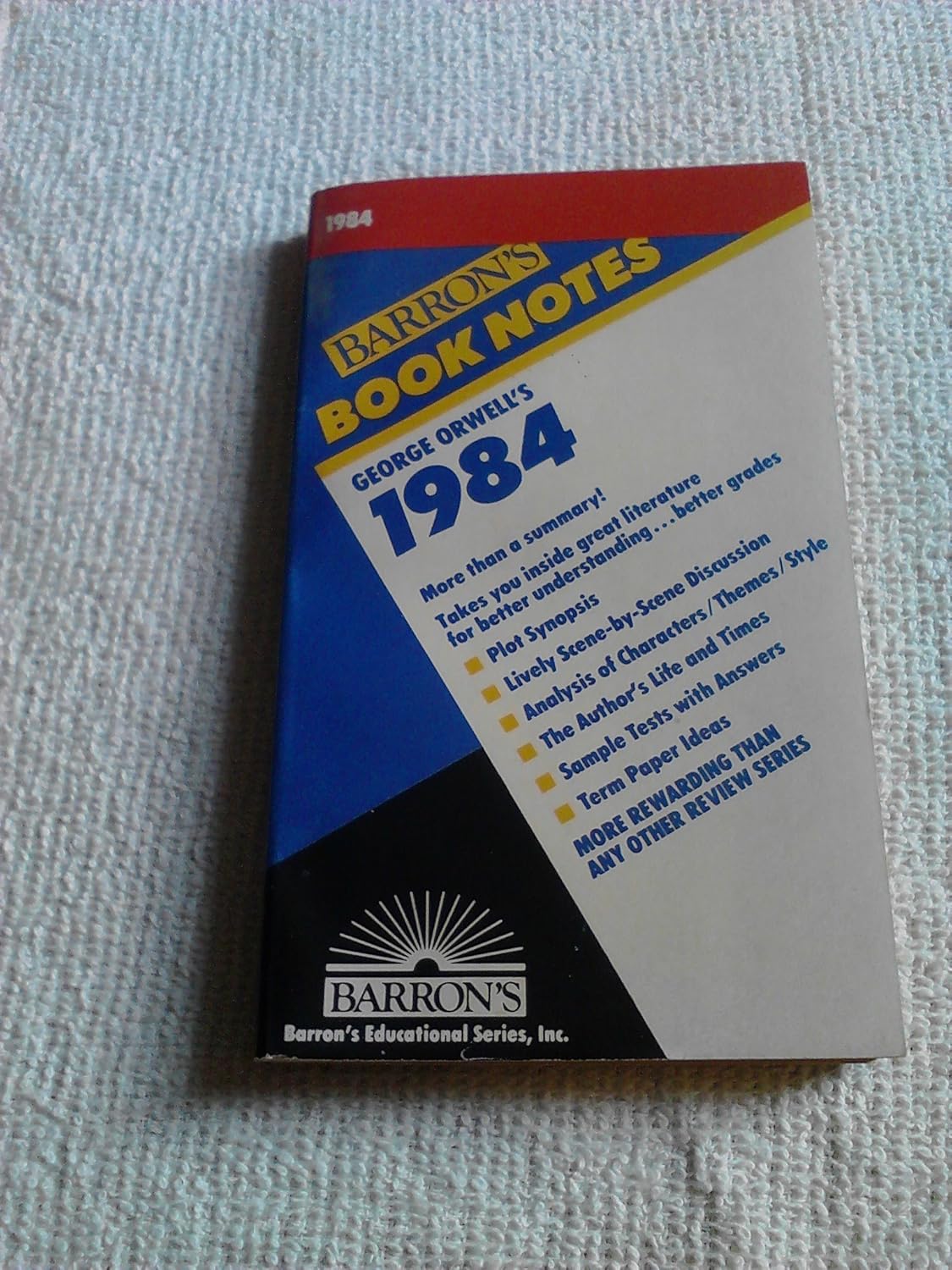 Amazon | George Orwell's 1984 (Barron's Book Notes) | Orwell, George ...