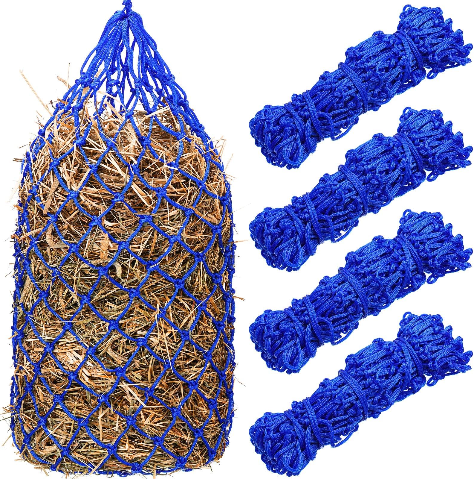 Amazon.com: BLOOMOAK Hay Net for Horse, Black Hay Bag 40" Length and 4 ...