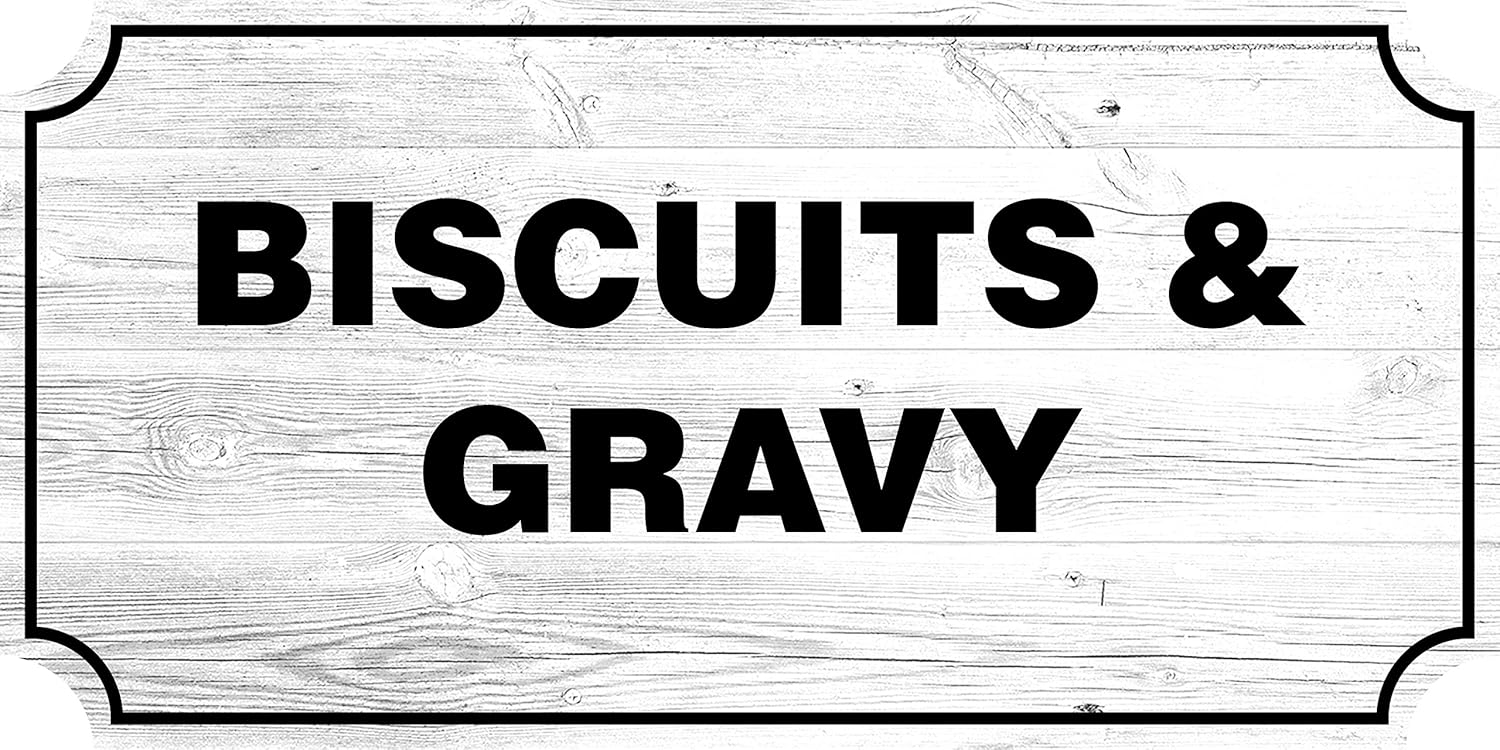 Amazon.com: iCandy Combat Biscuits & Gravy Farmhouse Country Sign ...