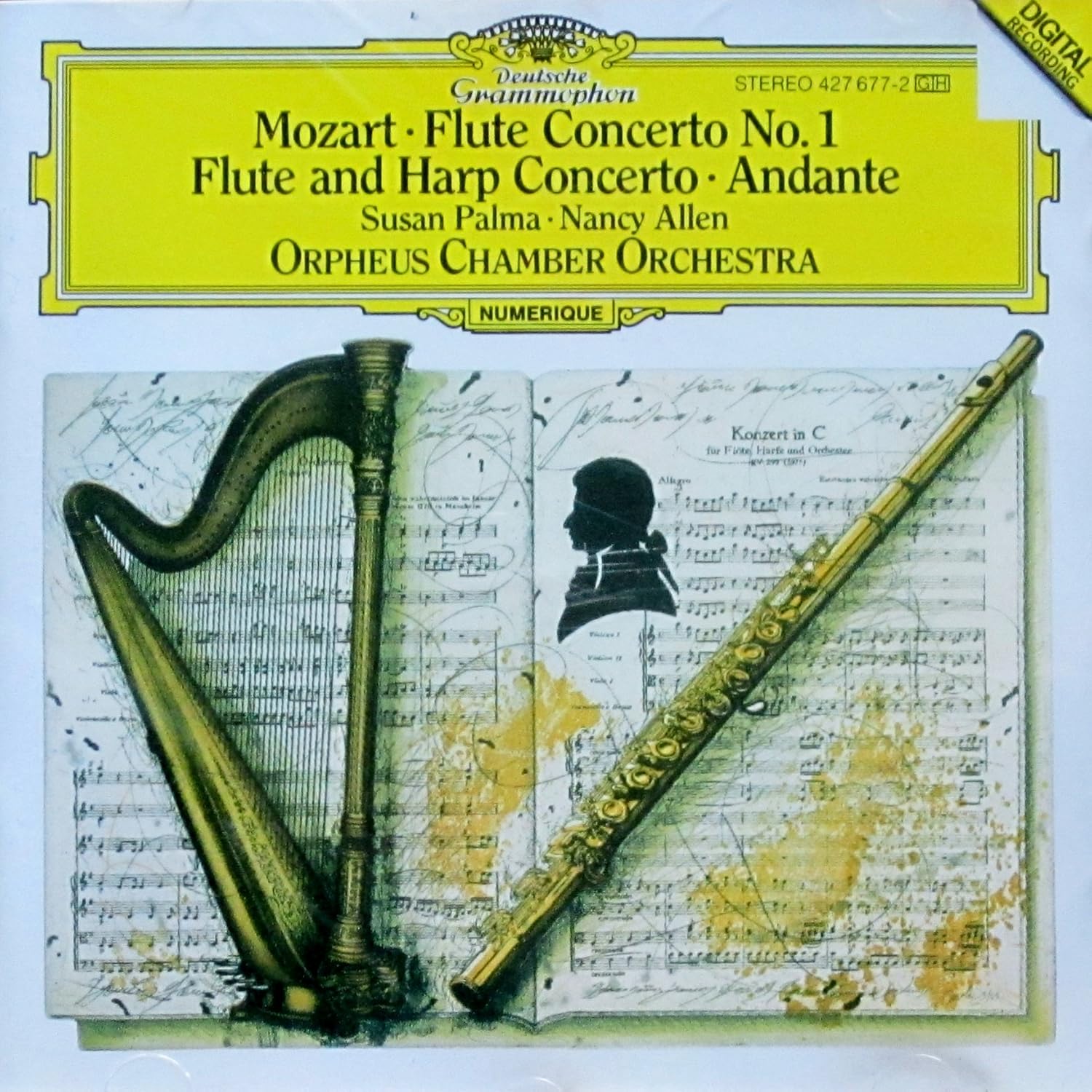 Amazon.co.jp: Mozart: Flute Concerto No. 1; Flute & Harp Concerto ...