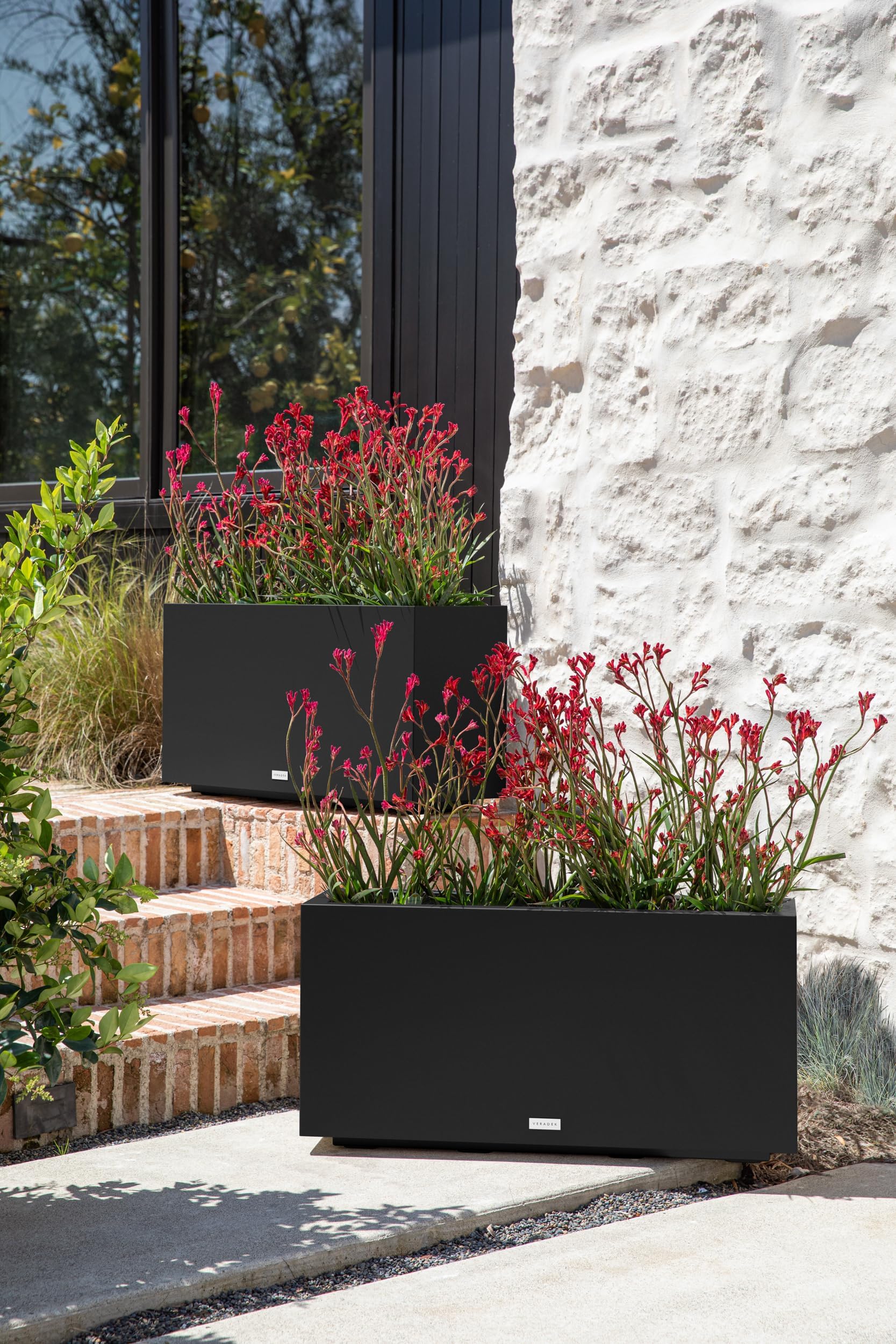 Rectangular Birch Planter Boxes Potsdam Large Rectangular Planter