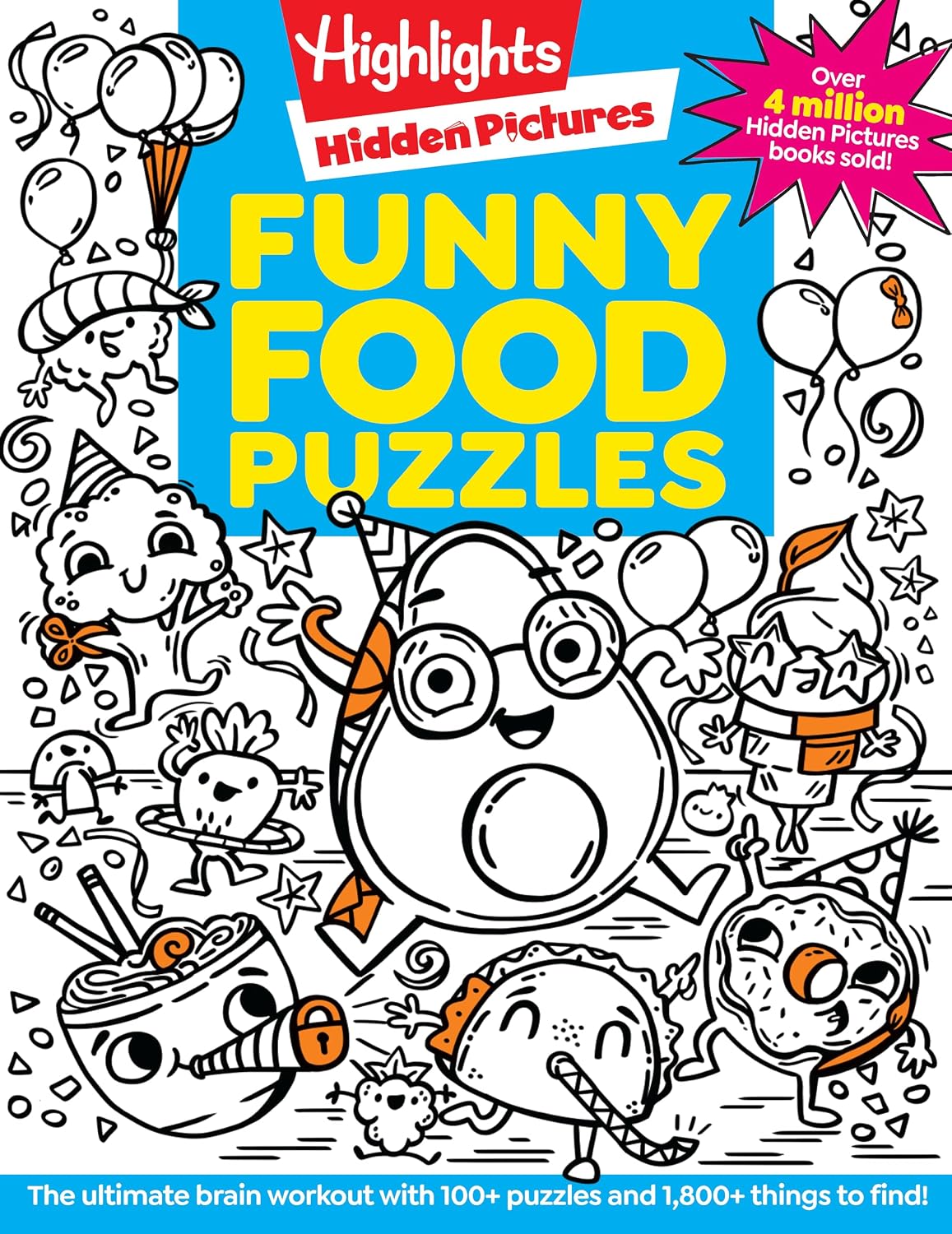 Funny Food Puzzles (Highlights Hidden Pictures): Highlights ...