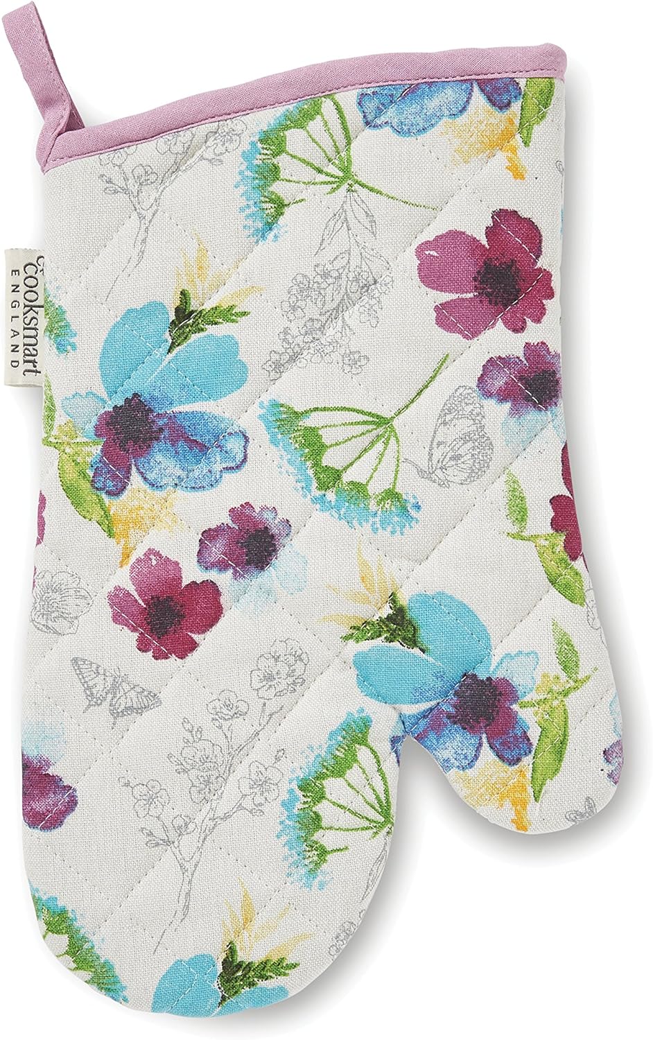 Cooksmart Chatsworth Floral Gauntlet : Amazon.co.uk: Home & Kitchen