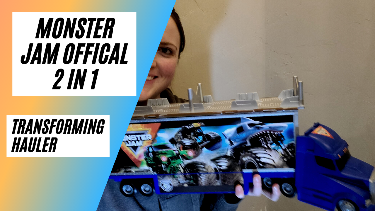 Watch Monster Jam Official 2 in 1 Transformer Hauler Review on Amazon Live