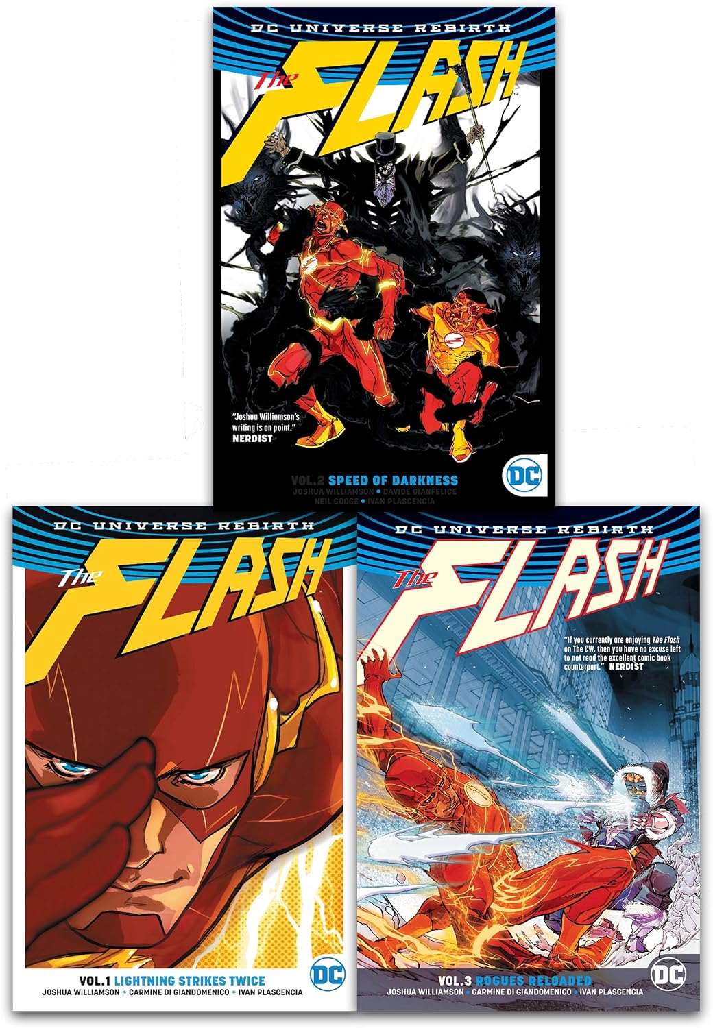 Buy DC Universe Rebirth Flash Collection 3 Books Set (Vol 1-3) By ...