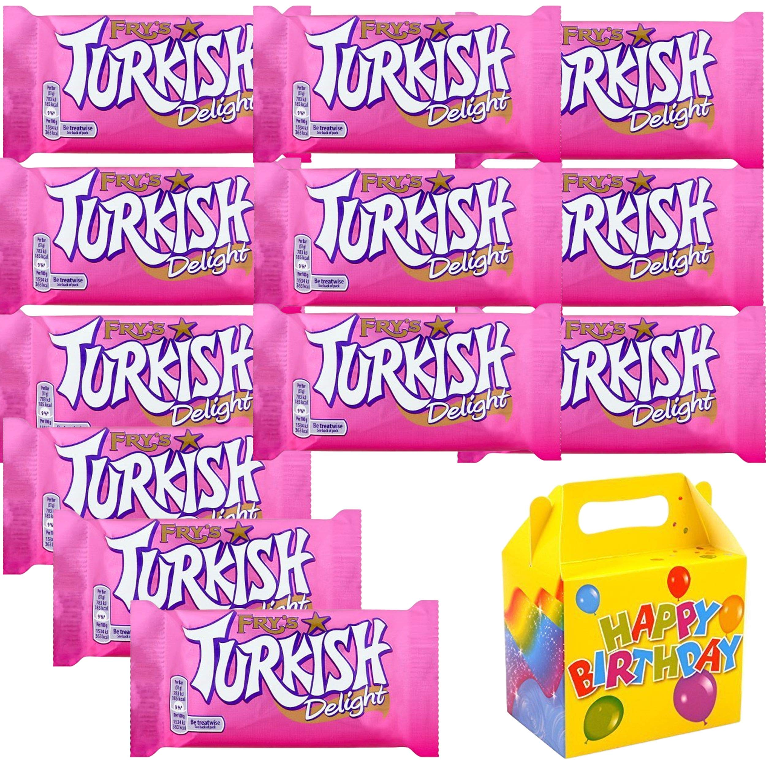 Buy Fry's Turkish Delight - British Chocolate Candy Gift Box - Fry's ...