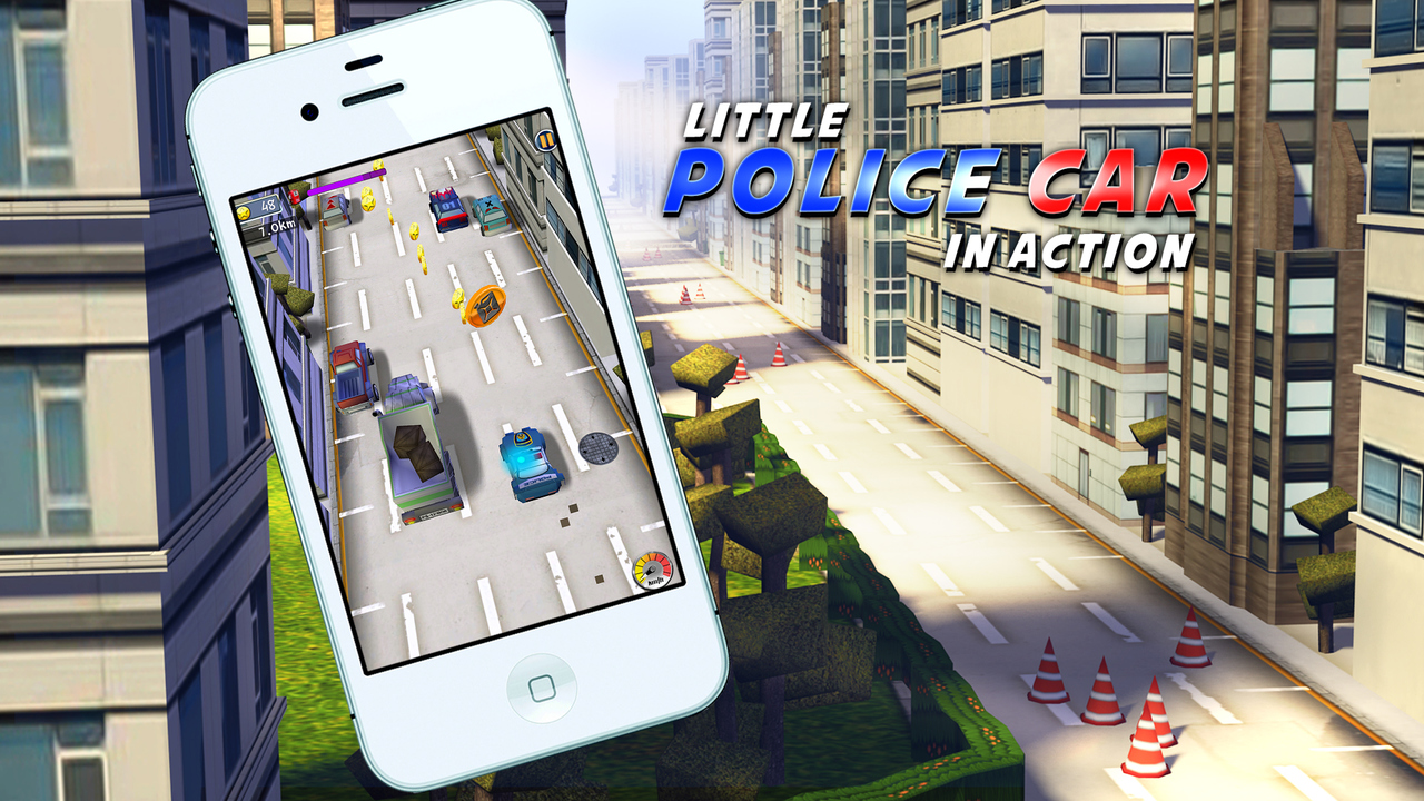 Little Police Car in Action Kids: 3D Driving Game for Kids with Cute ...